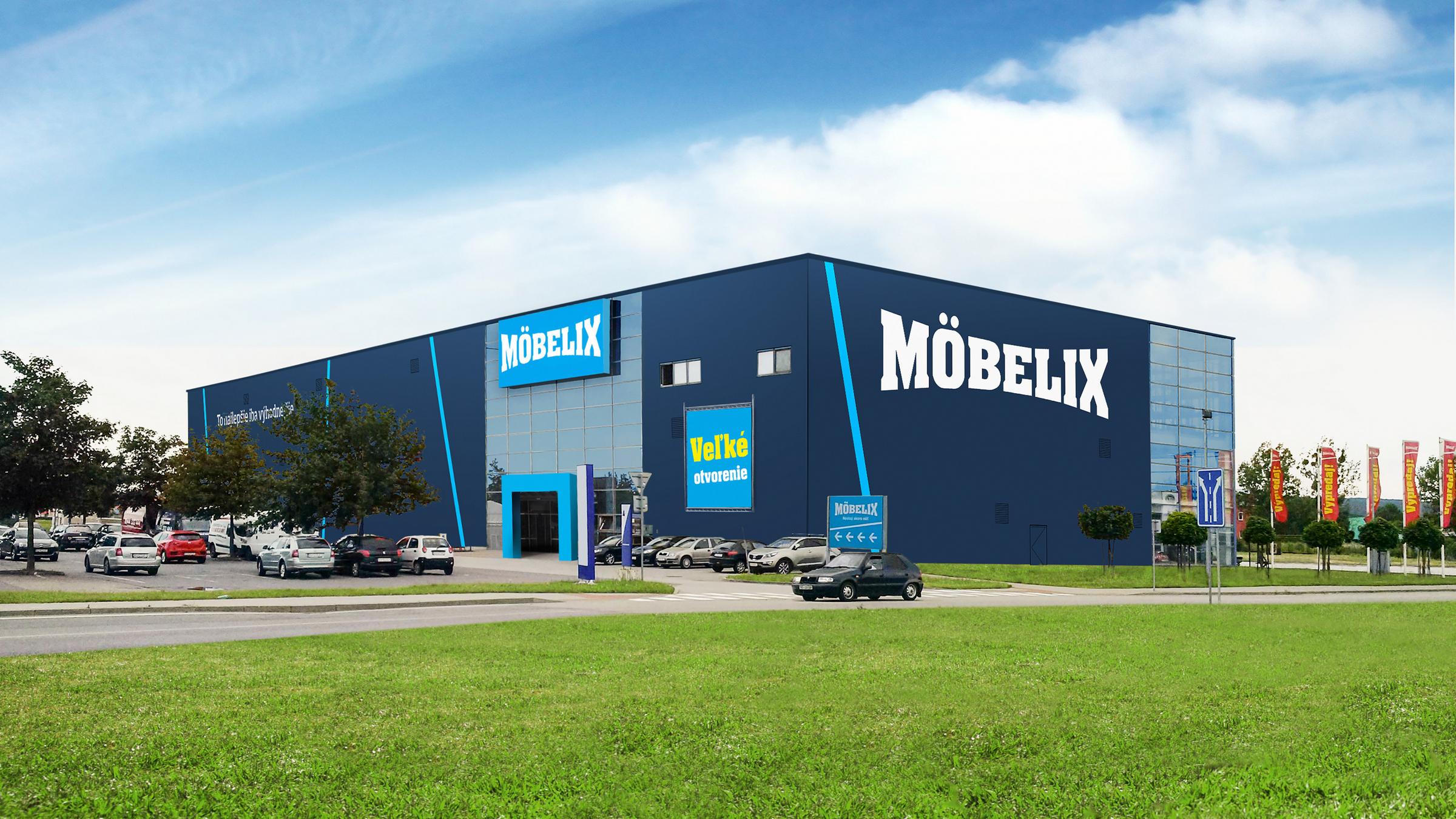 Möbelix Košice – predajňa nábytku: kuchyne, postele, sedačky