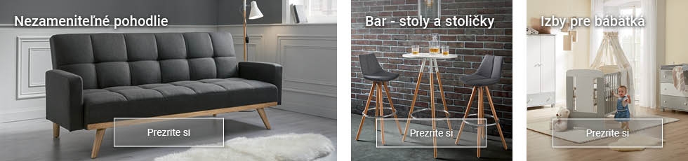 Nakupujte nábytok online - Moebelix.sk‎ • Möbelix