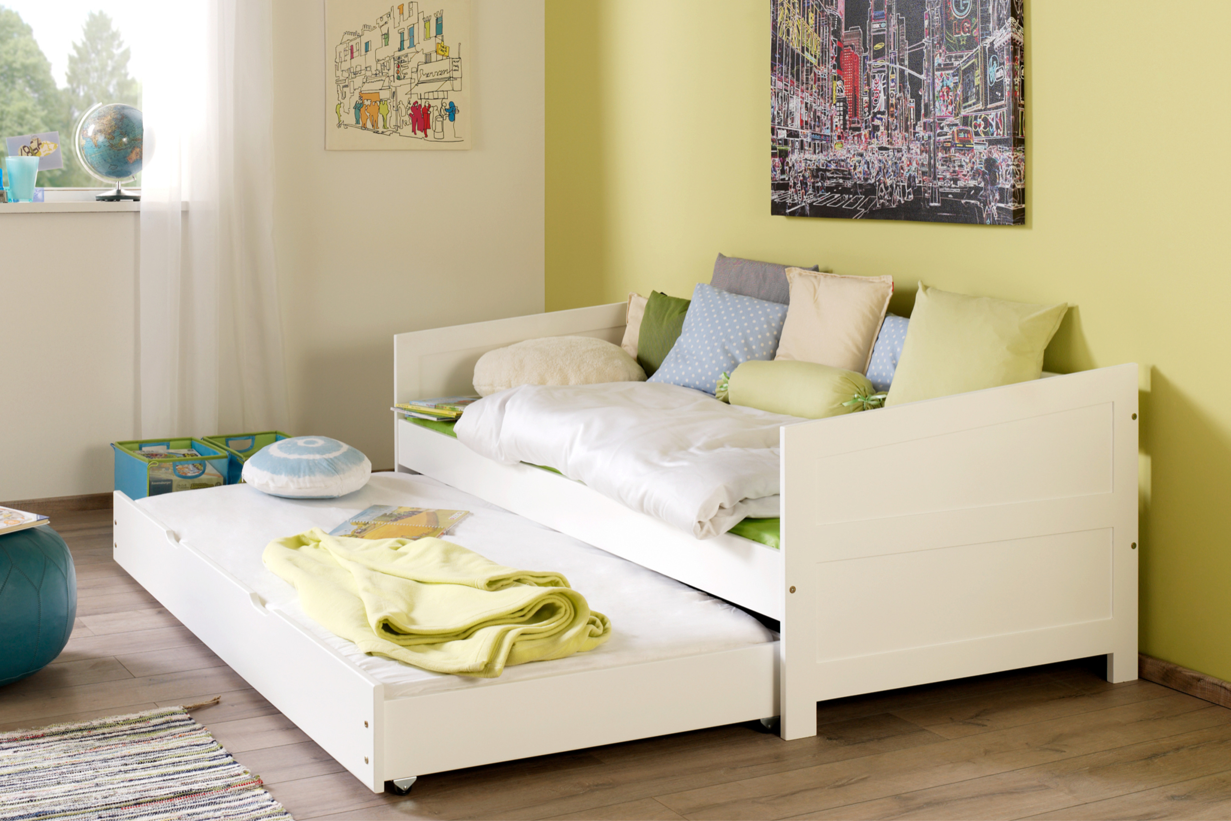 Wunderschone Kinderbett Mit Ausziehbett Ikea Bilder