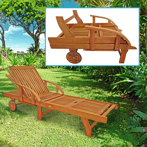 Gartenliegen kaufen » Sonnenliegen aus Holz & Co. | Möbelix.at