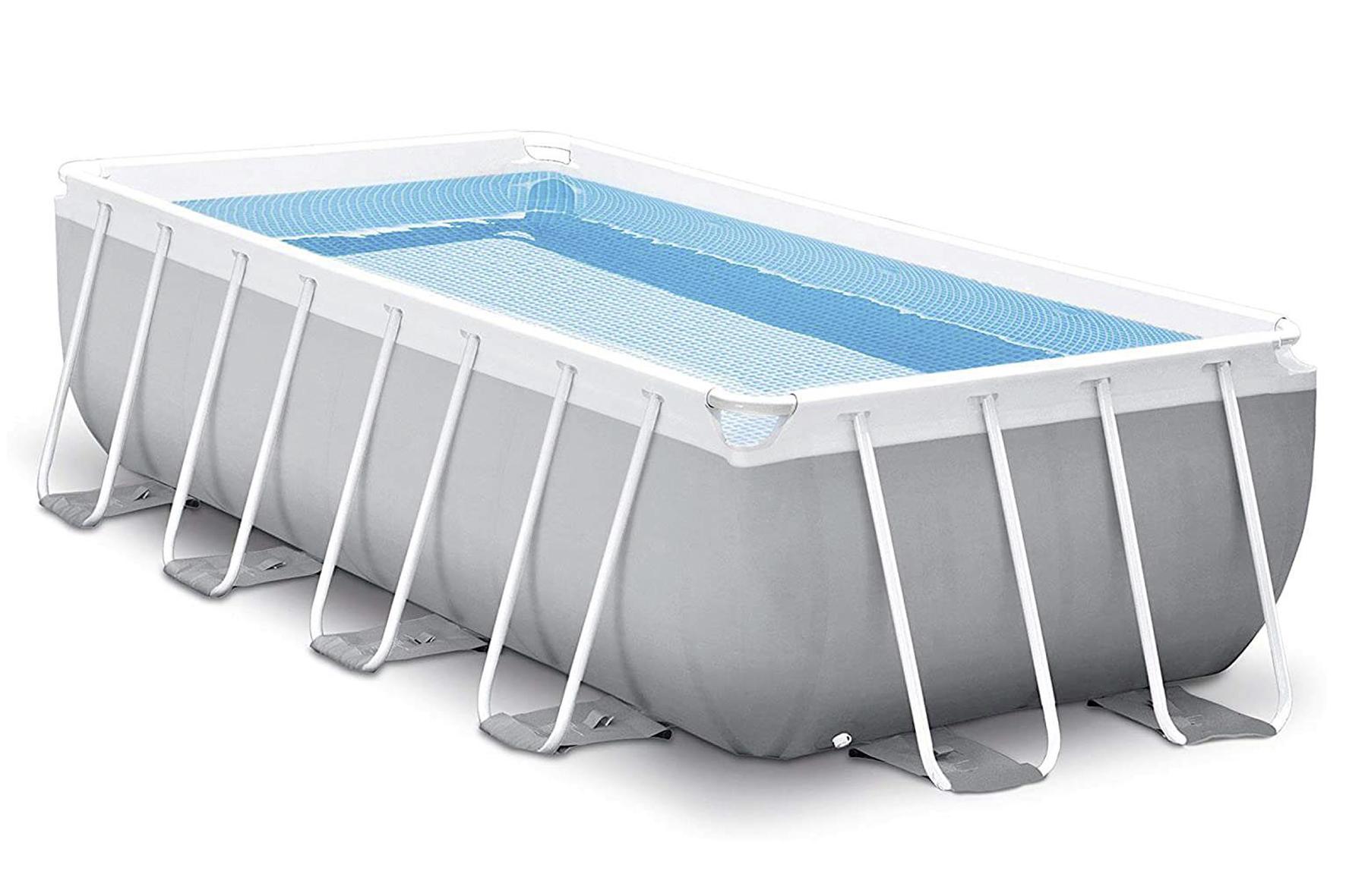 Runder Swimming Pool mit Stahlwand