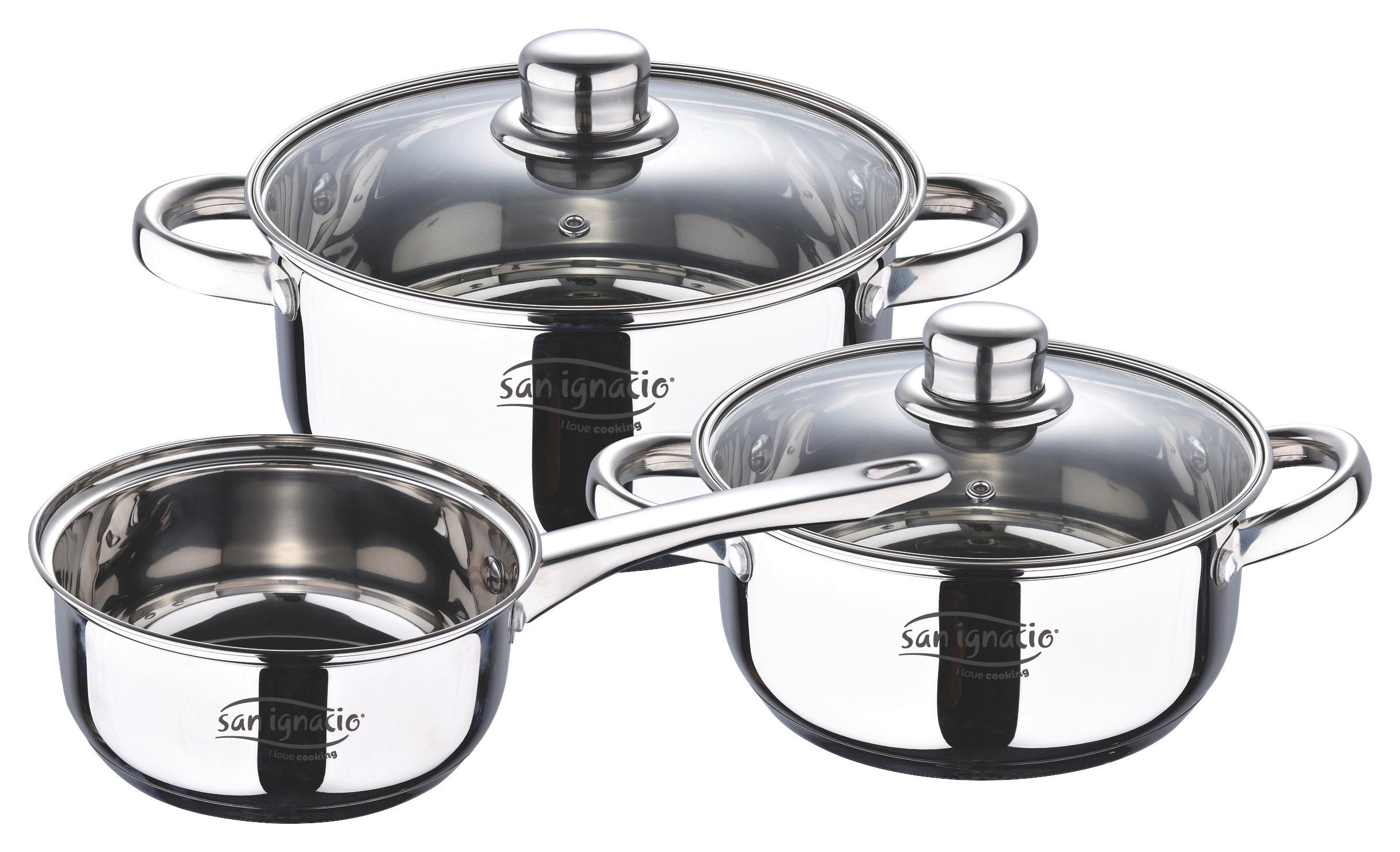 5-teiliges Kochtopfset für alle Herdarten