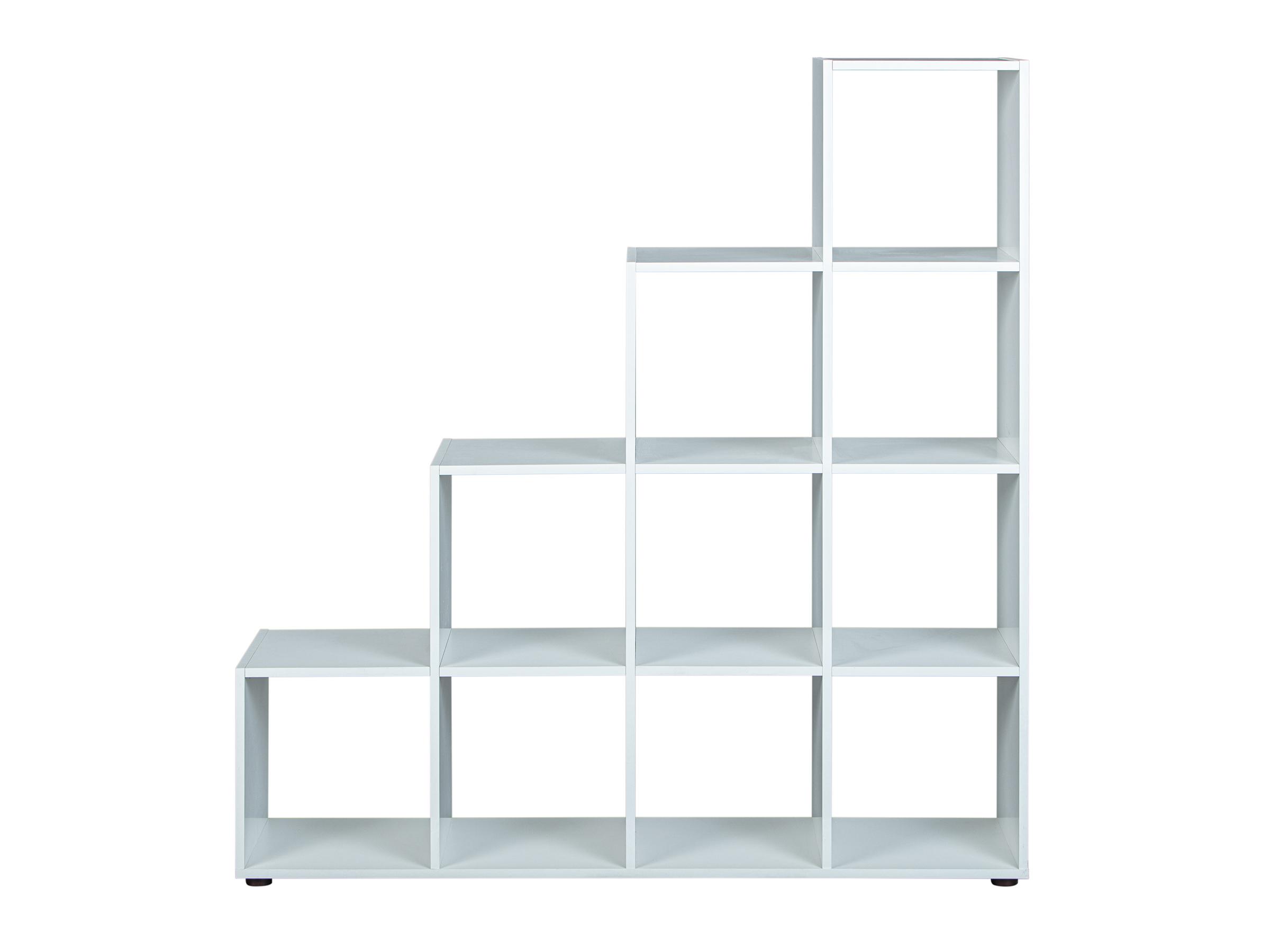 Raumteiler mit Schubladen in Eiche Dekor und Weiß