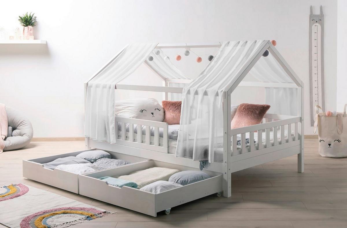 Livetastic Hausbett Kim Weiß 100x200cm online kaufen Möbelix
