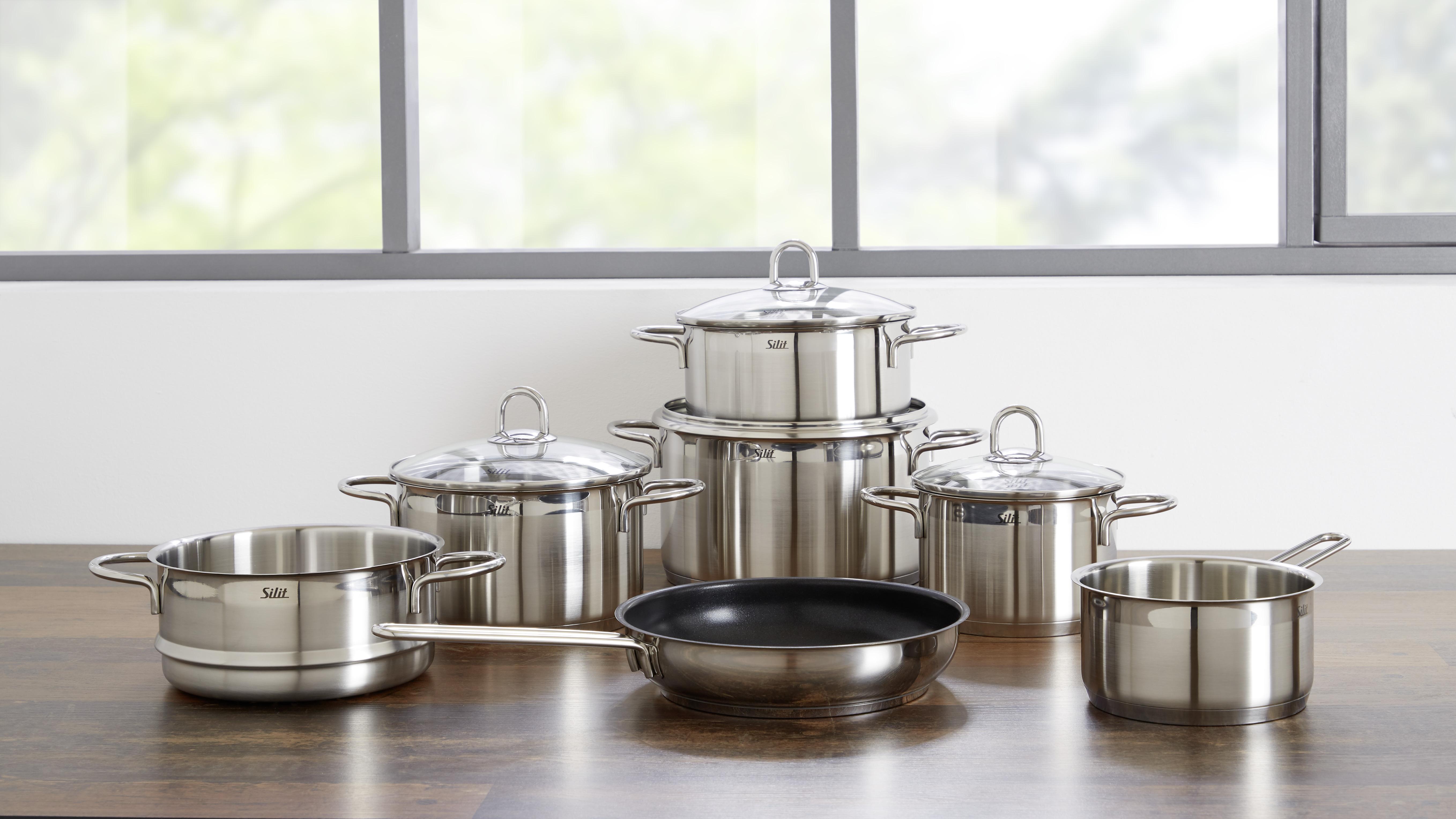 Silit Kochtopfset Diamant 11 Tlg. Edelstahl