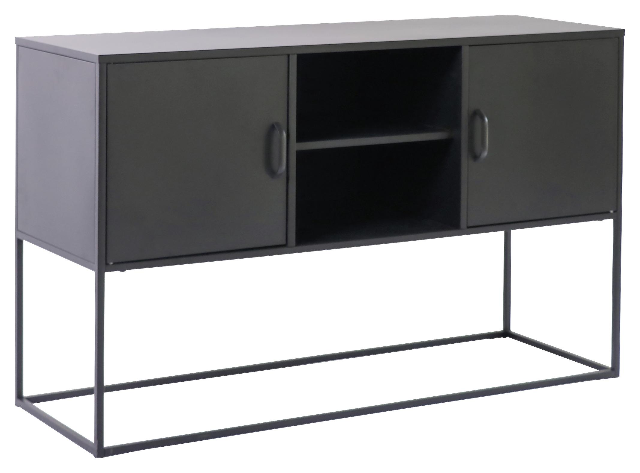 Sideboard NEWTON -TREND- aus Metall in Schwarz
