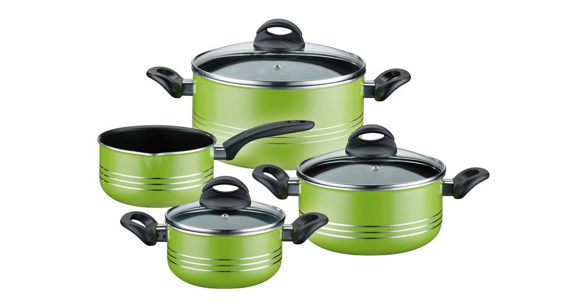 GSW Kochtopfset Milano color Hellgrün, 4-Teilig online kaufen Möbelix