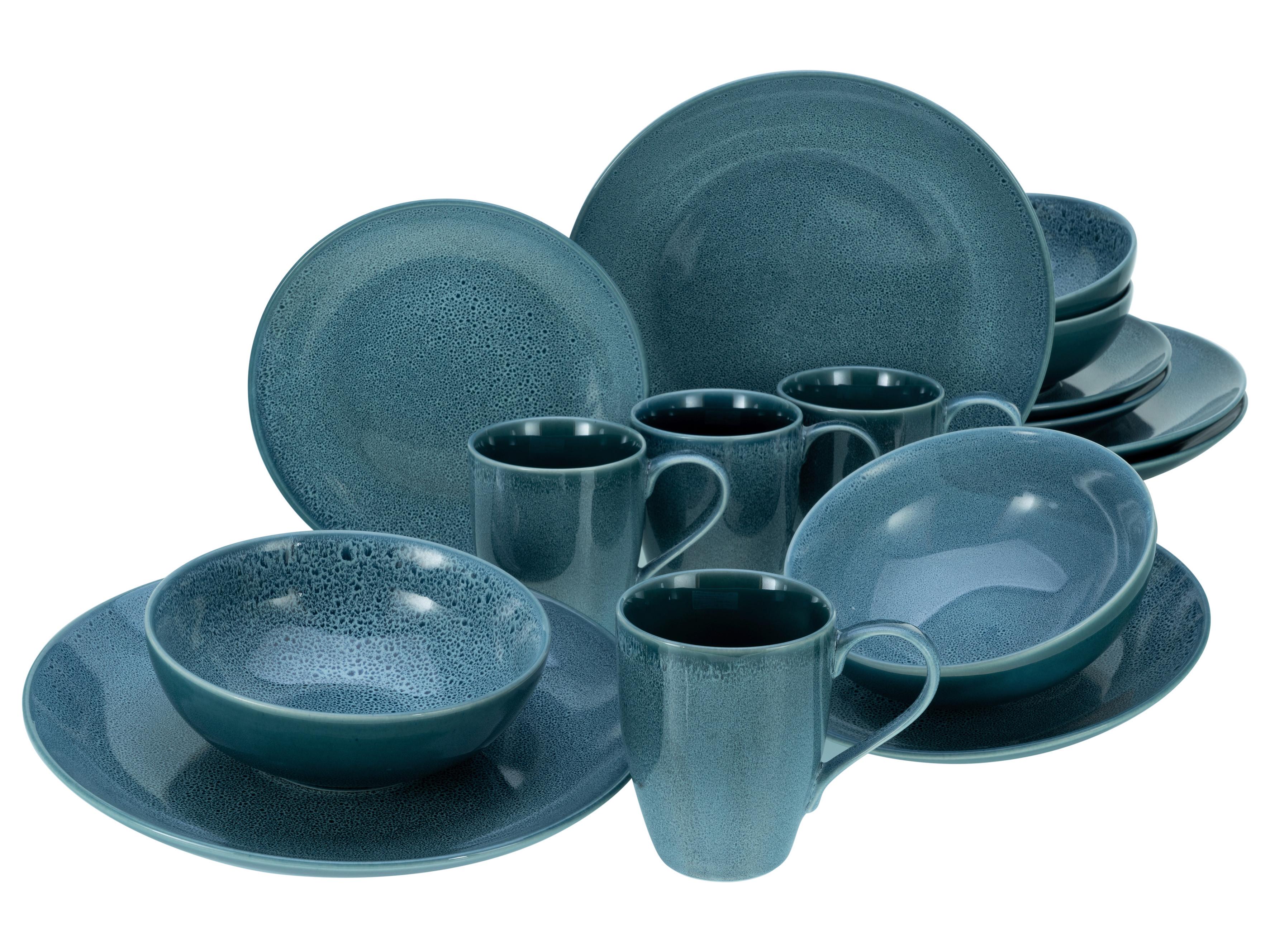 Creatable Kombiservice Caldera Keramik, 2 Personen Geschirr Set, Blau online kaufen Möbelix