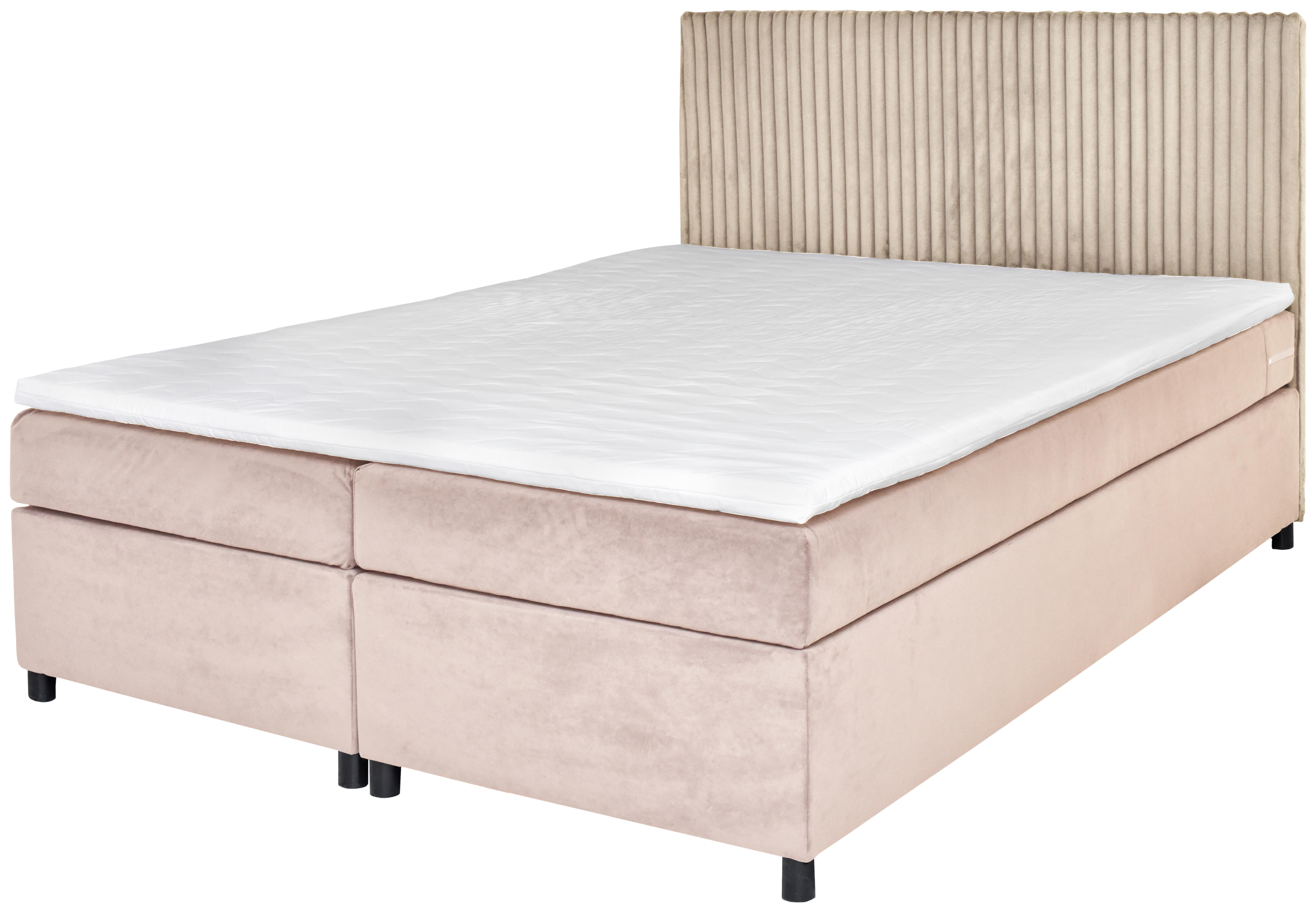 Boxspringbett Lilly Vito Beige B 160 cm » kaufen