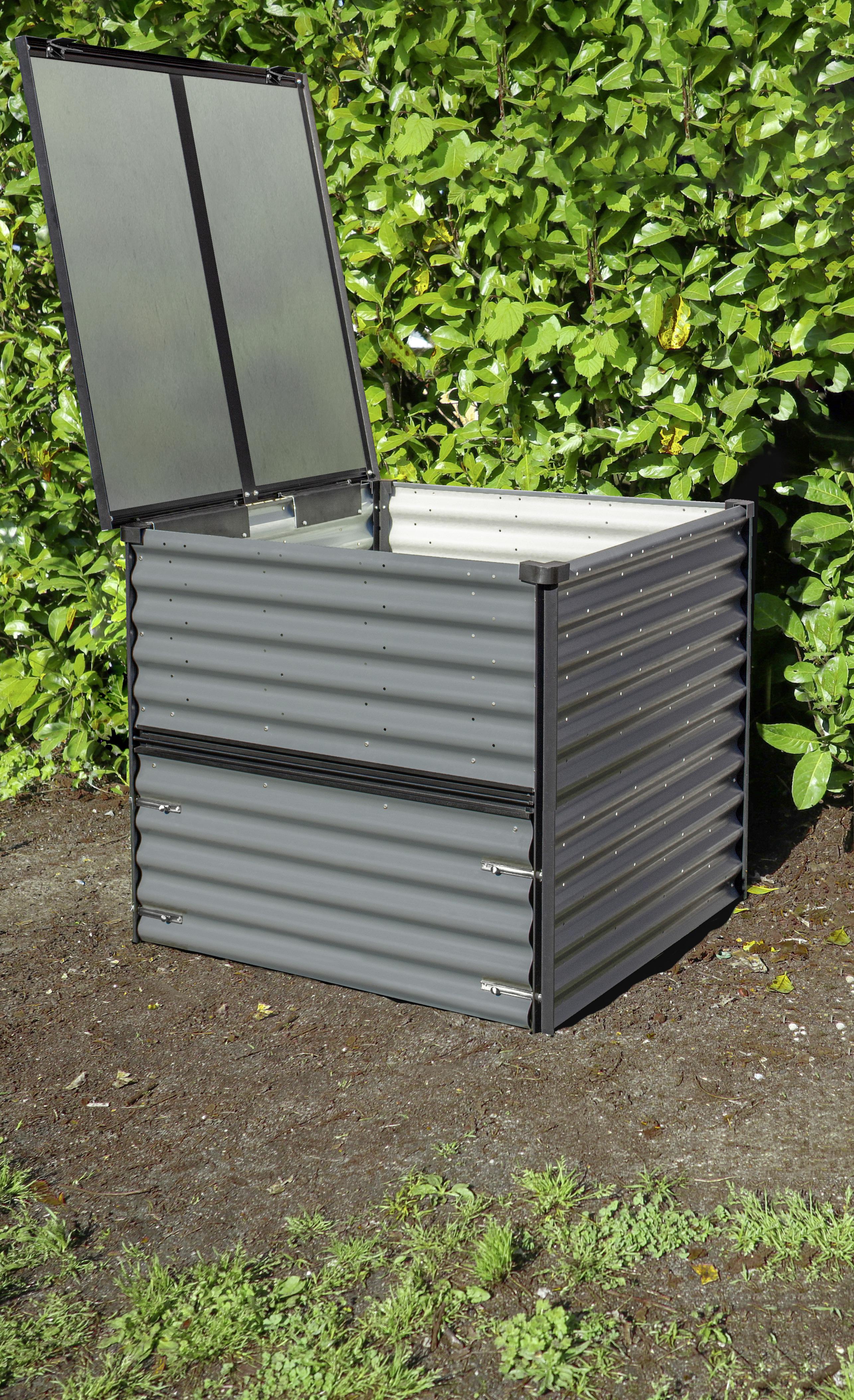 Komposter aus Stahl in Anthrazit online kaufen