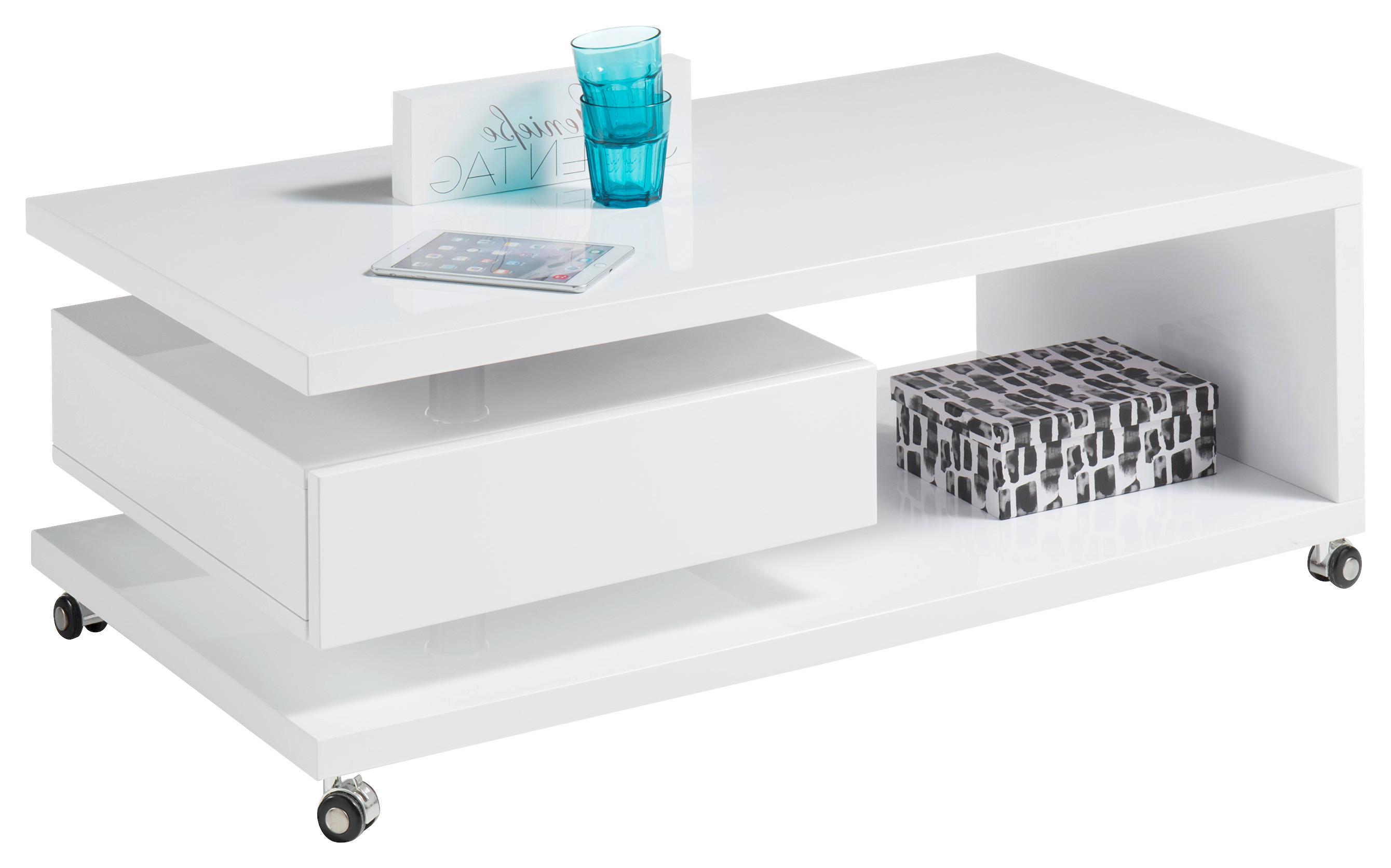 Couchtisch Mit Rollen Und Schublade