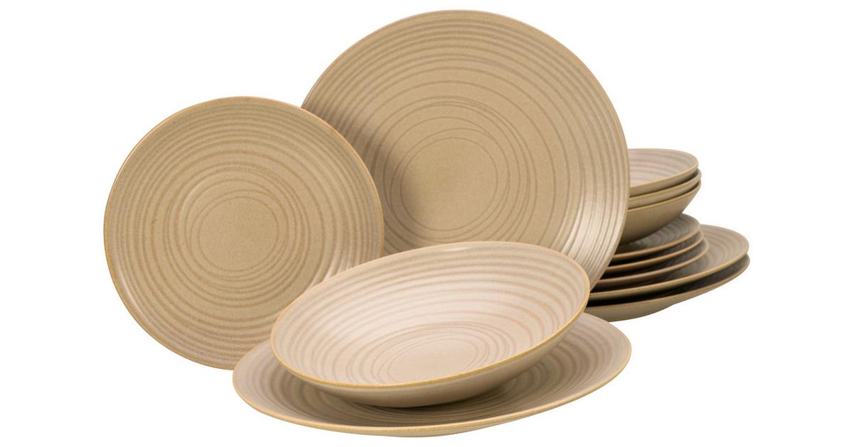 Creatable Kombiservice Lava Stone Steingut 4 Personen online kaufen Möbelix