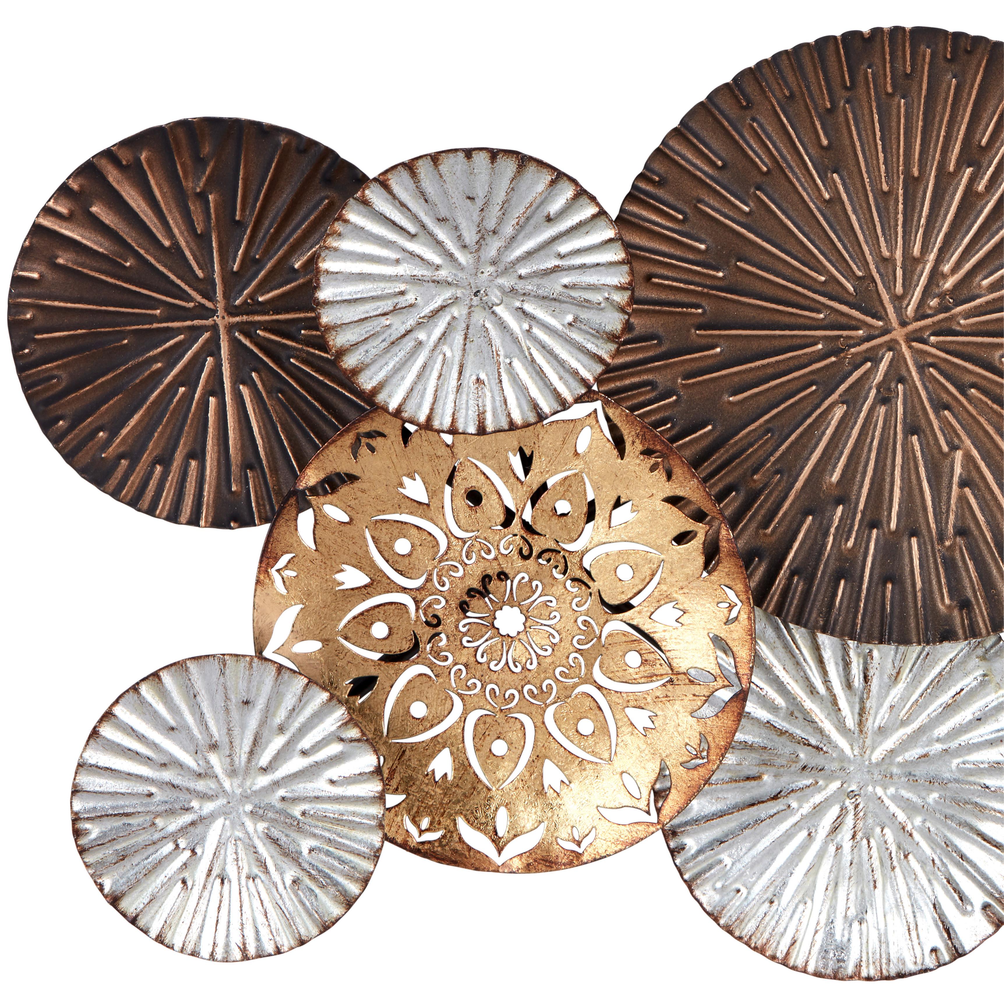 Attraktive Wanddeko aus Metall