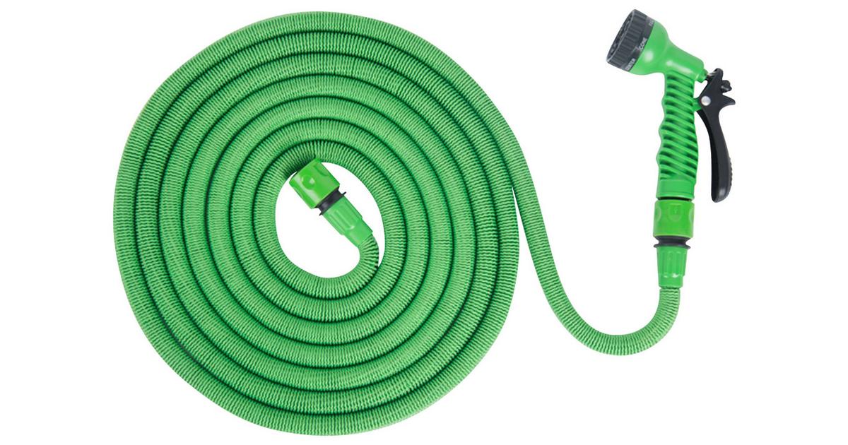 Gartenschlauch mit Funktions-Sprühkopf und Adapter