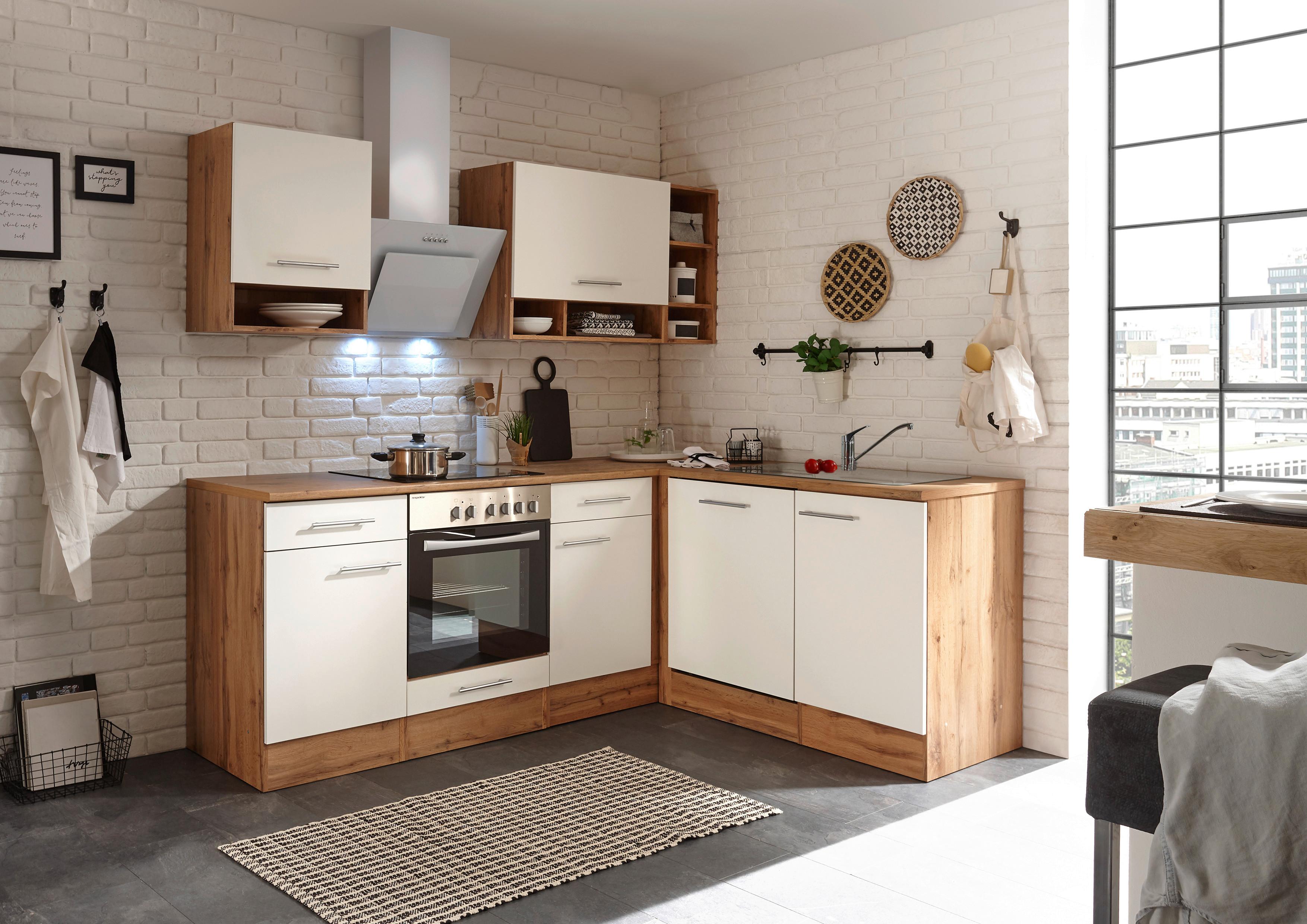 Eckküche mit drei E-Geräten kaufen