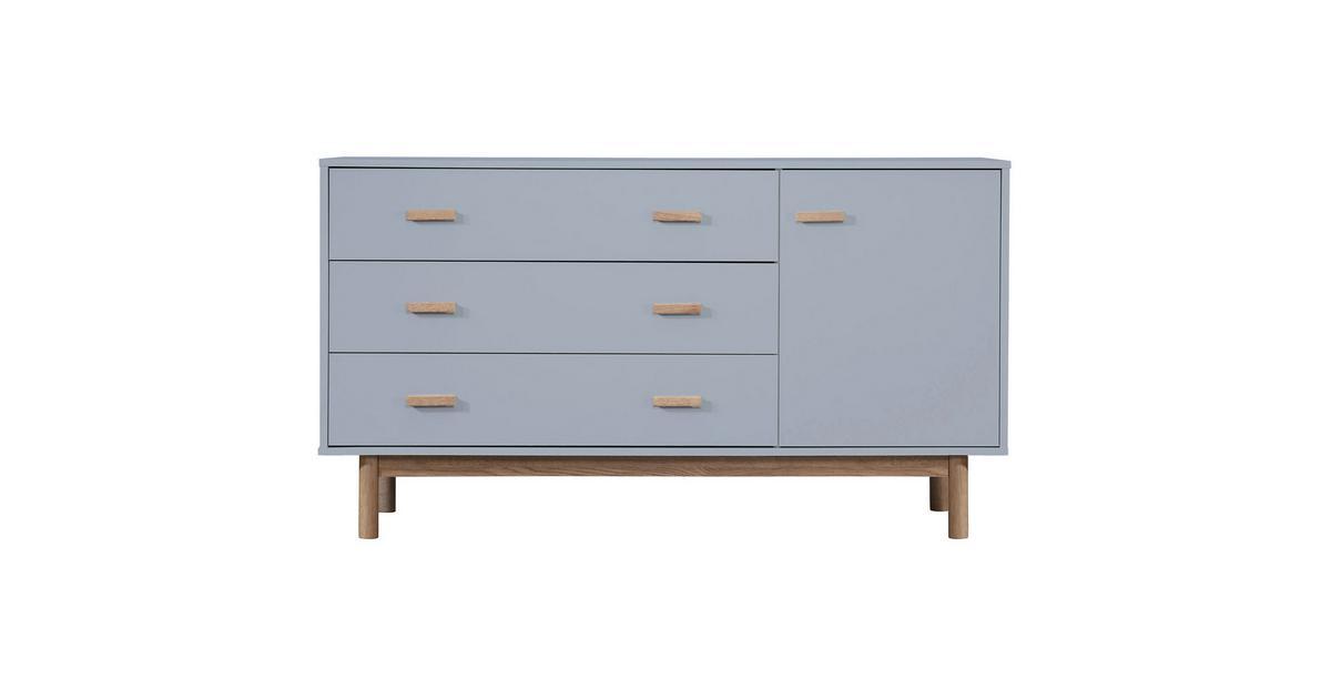 MID.YOU Sideboard Melanie Grau Eichefarben online kaufen Möbelix