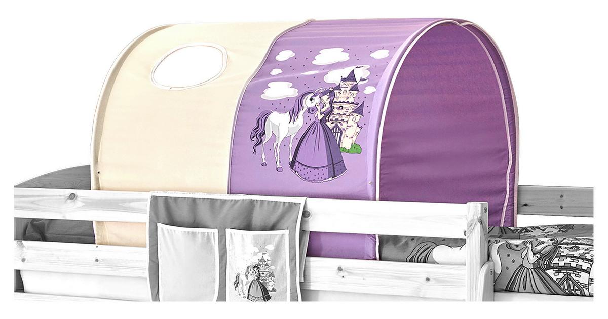 Tunnelset in Lila mit Pferd und Prinzessin