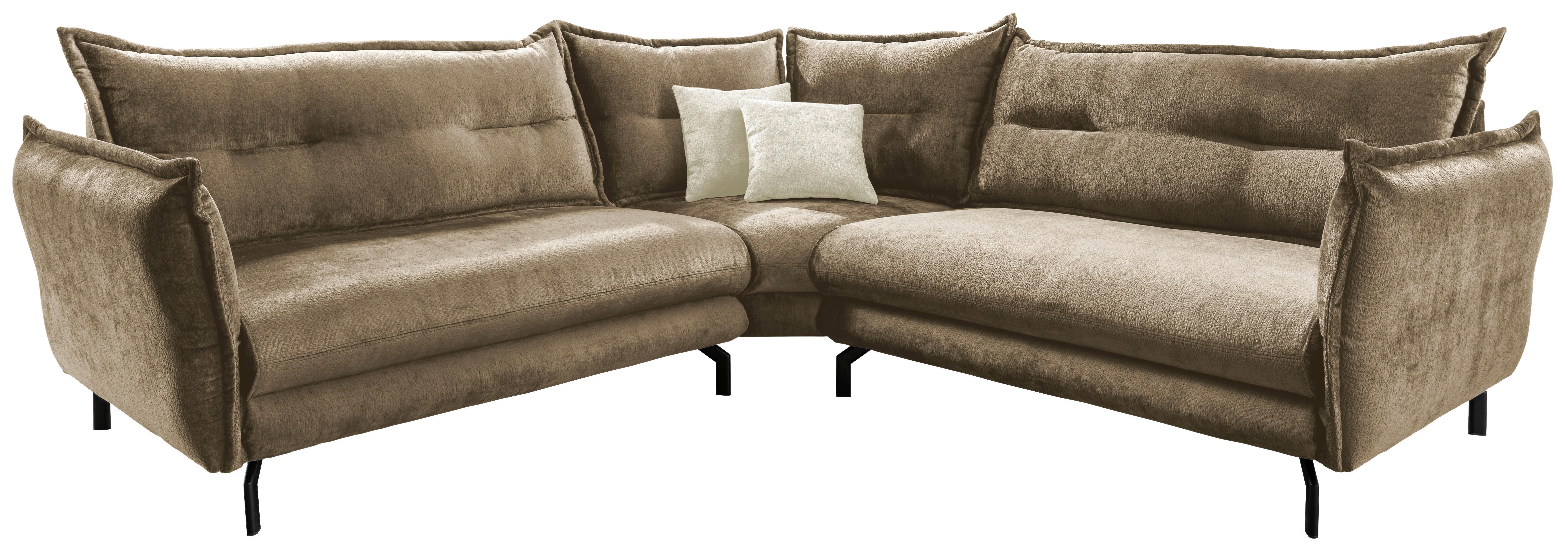 MID.YOU Ecksofa mit Flexibler Ottomane Sentina