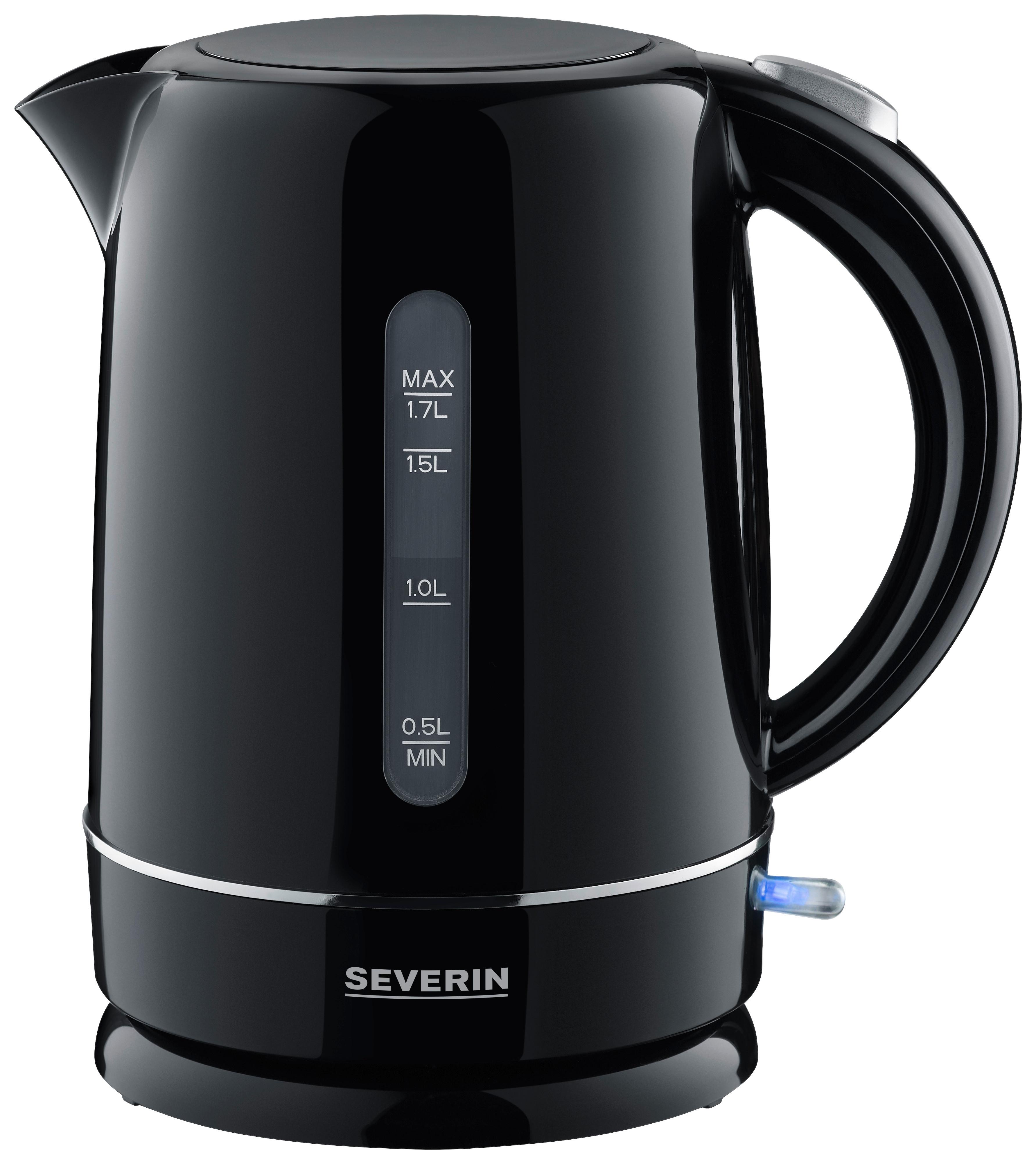 Wasserkocher aus Glas mit Beleuchtung