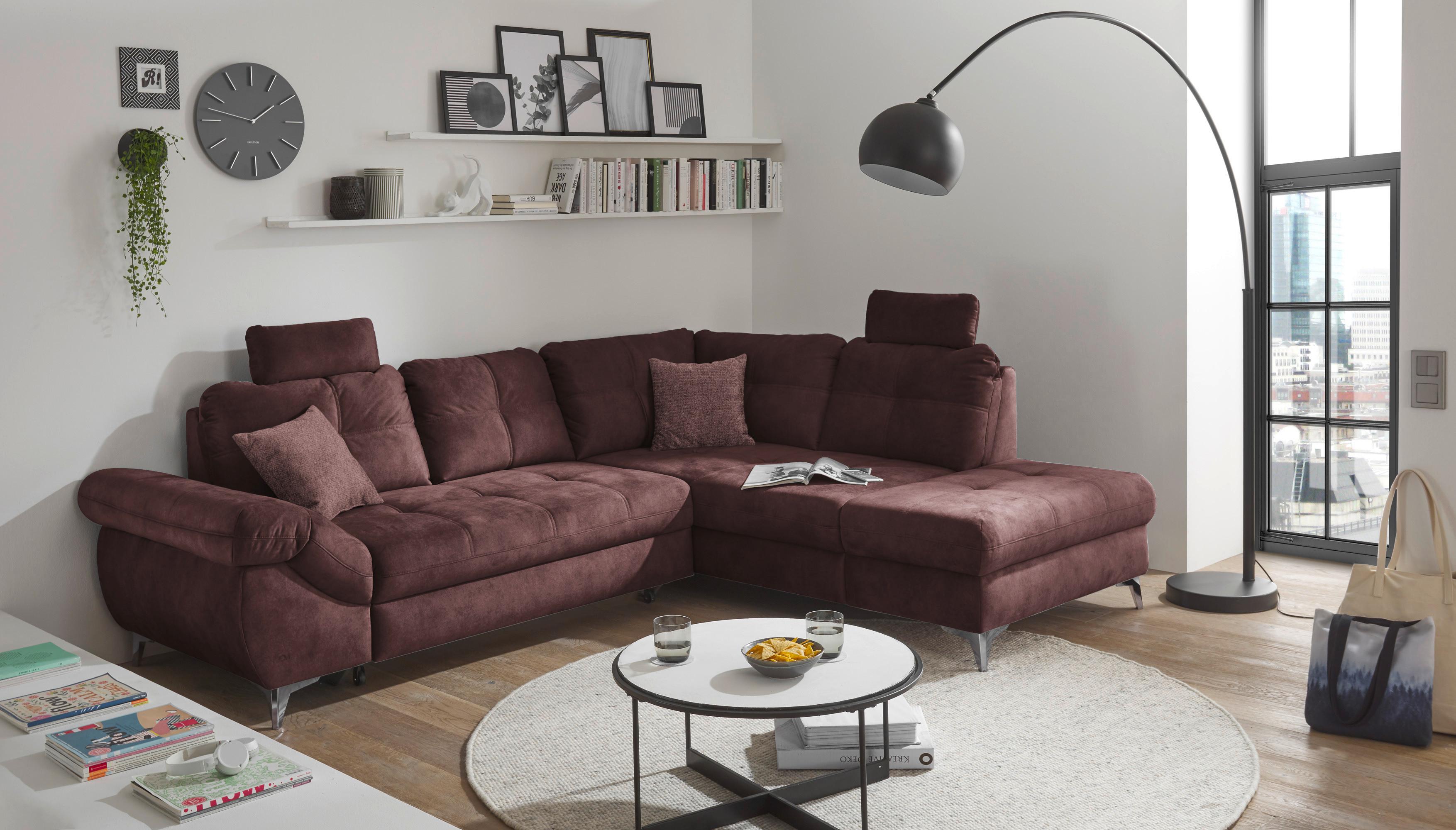 MID.YOU Ecksofa mit Flexibler Ottomane Sentina