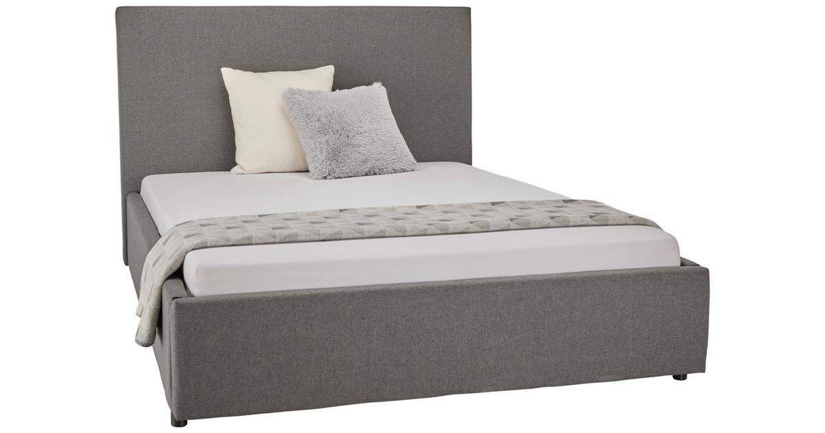 Čalouněná postel BILLY 120/200 cm, tmavě šedá • Möbelix