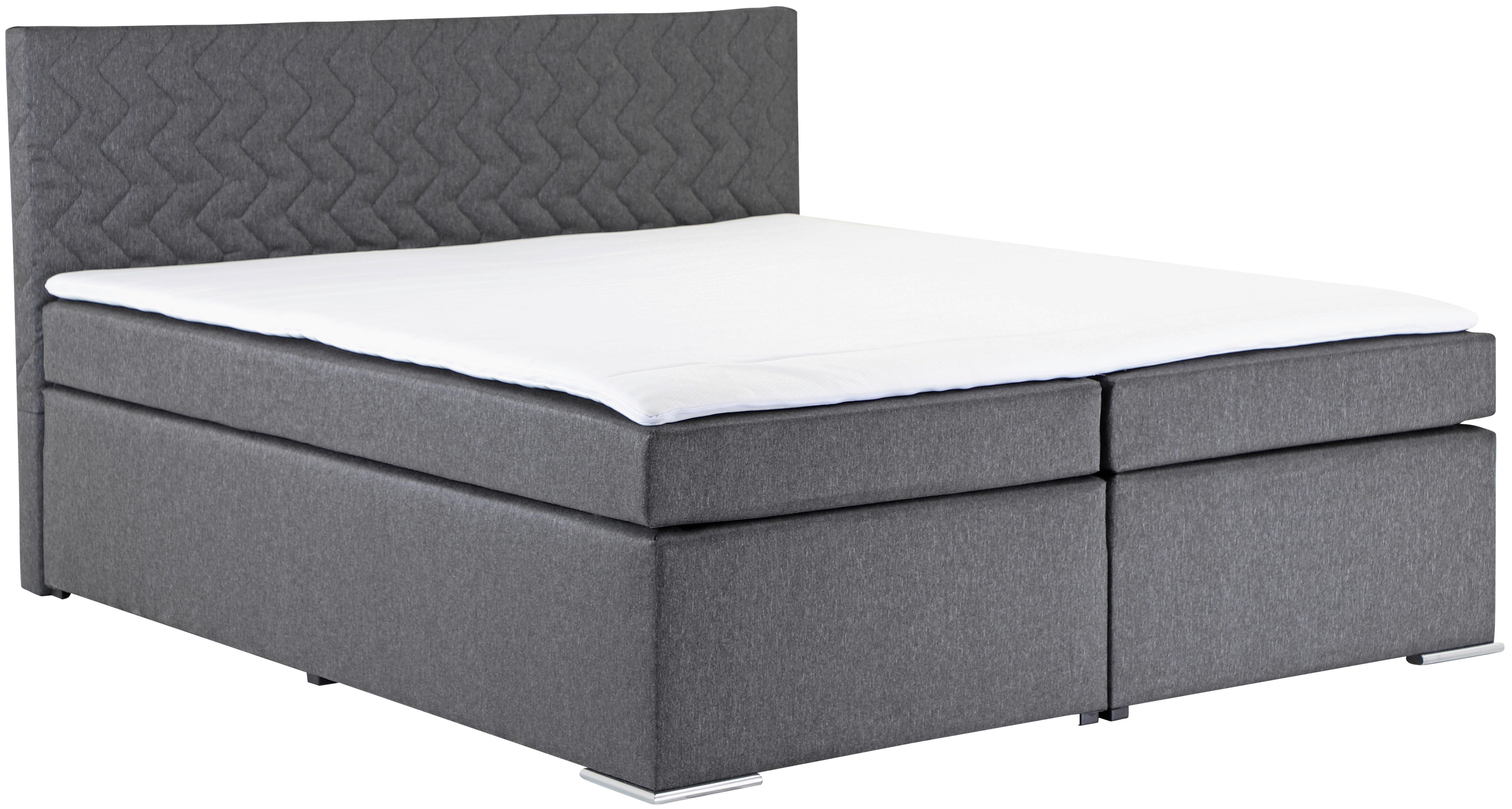 Boxspringbett Mit Topper 180x200 Cm Bety Grey online kaufen Möbelix