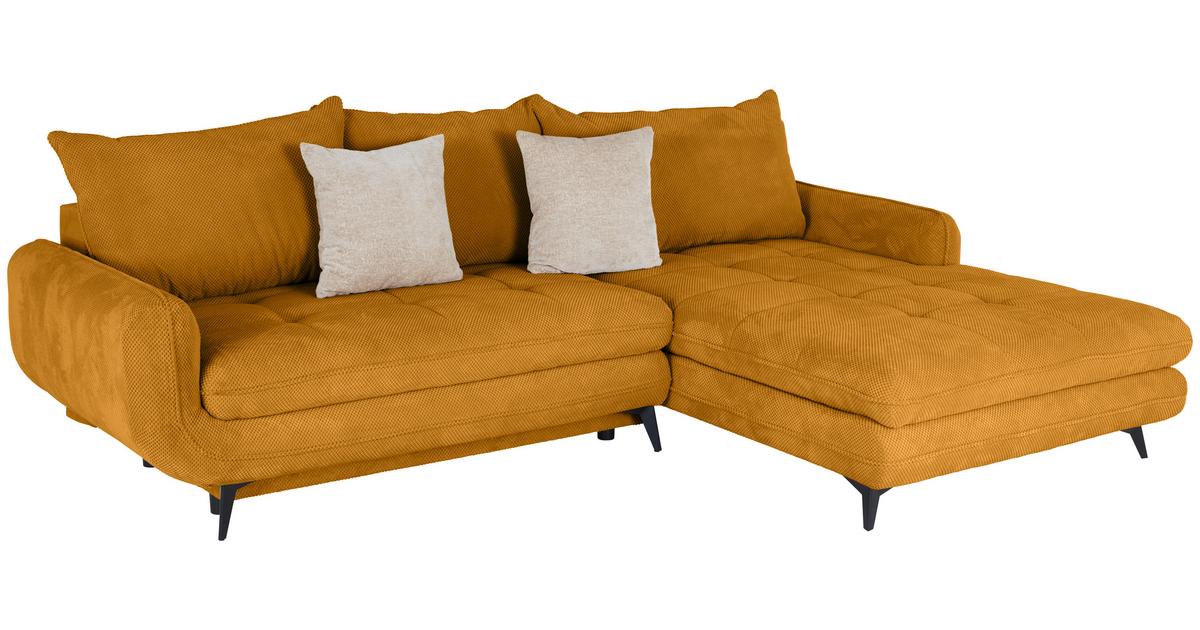 Ecksofa WAVE in Senfgelb » online kaufen