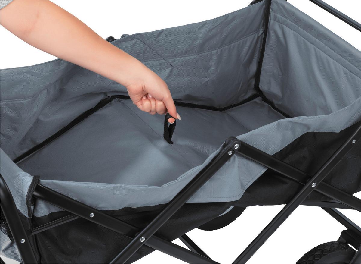 TV - Unser Original Bollerwagen Easymaxx Grau/schwarz Max. 80 Kg online kaufen Möbelix