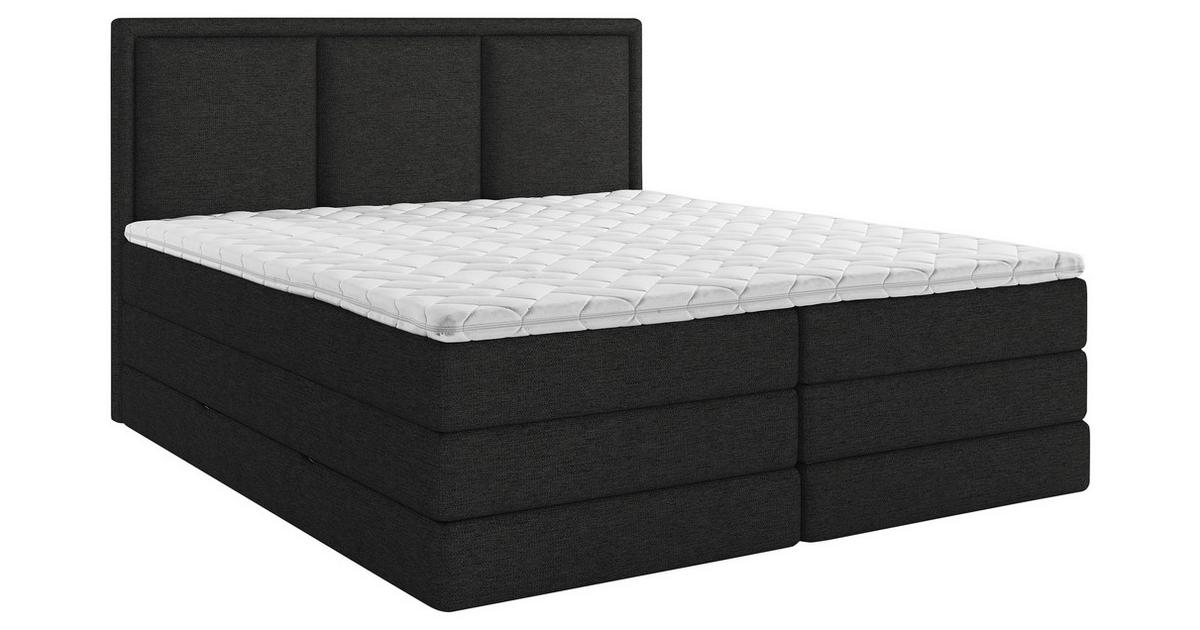Boxspringbett Schwarz 200x220 cm Swing II K