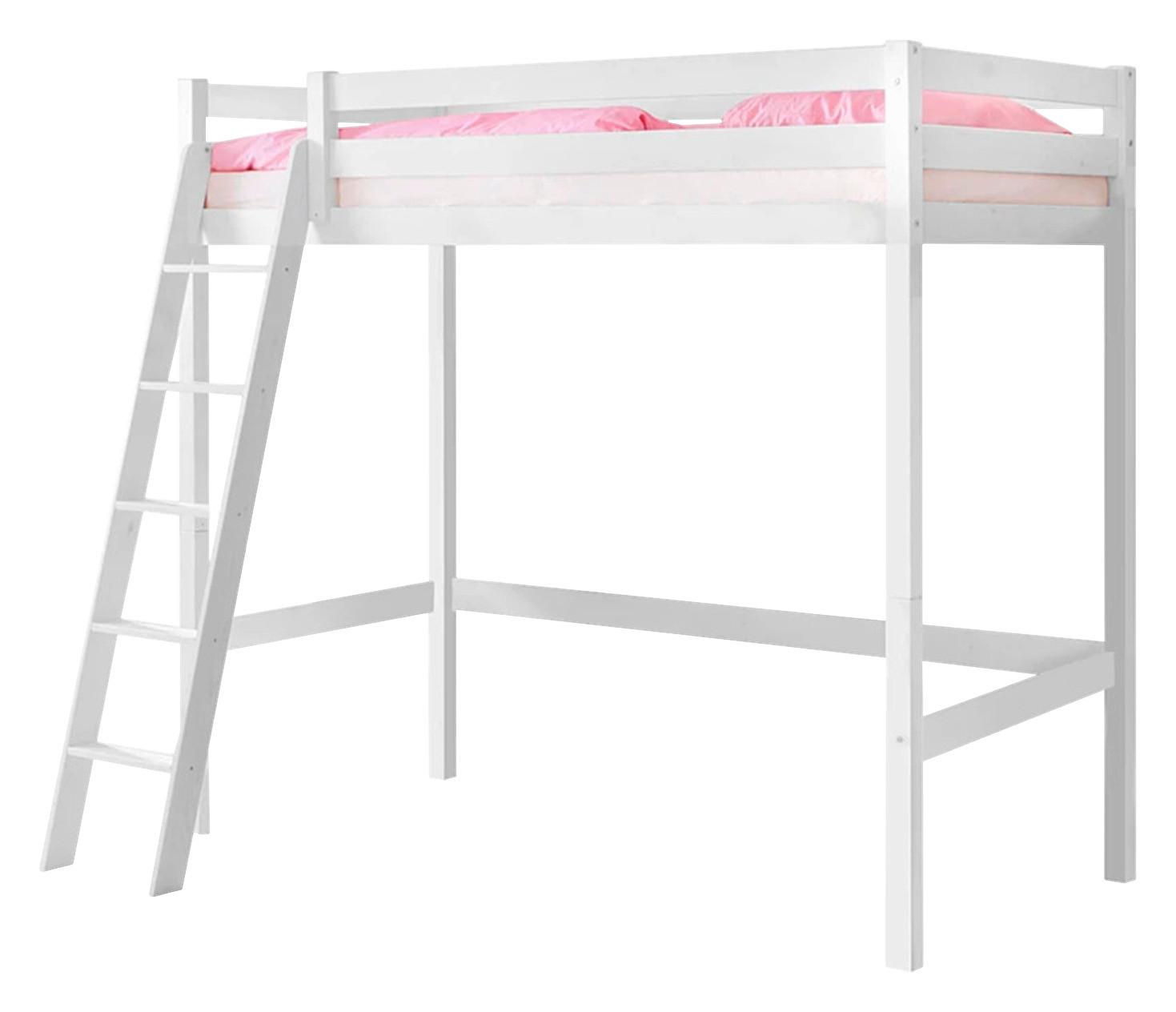 Hochbett aus massiver Kiefer