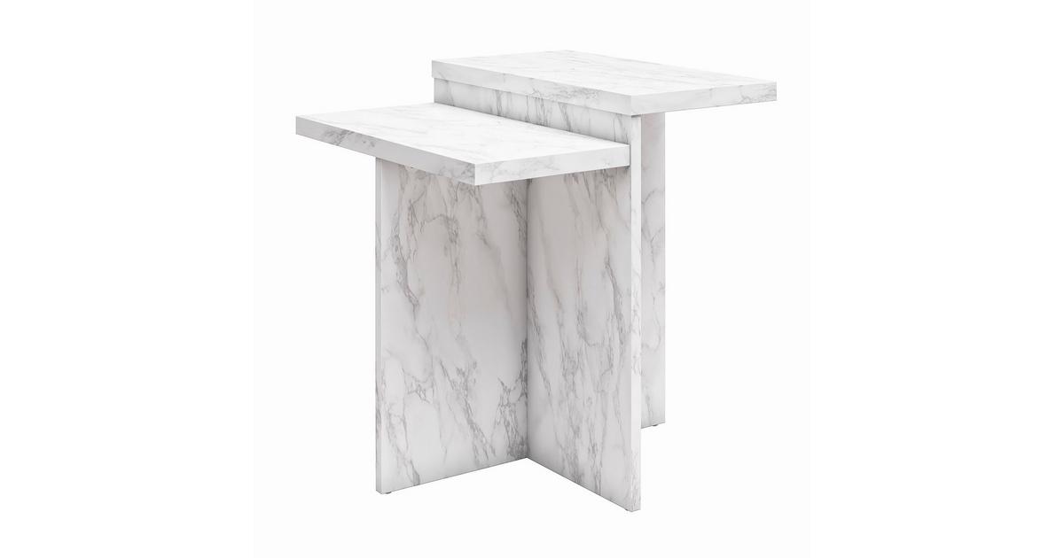 MID.YOU Beistelltisch Brielle Weiß Marmoroptik B: 56 cm online kaufen ...