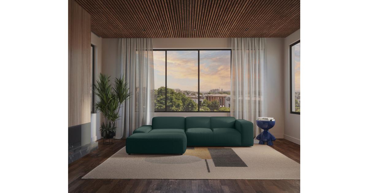 MID.YOU Ecksofa Hannah Grün 200x304 Cm online kaufen Möbelix