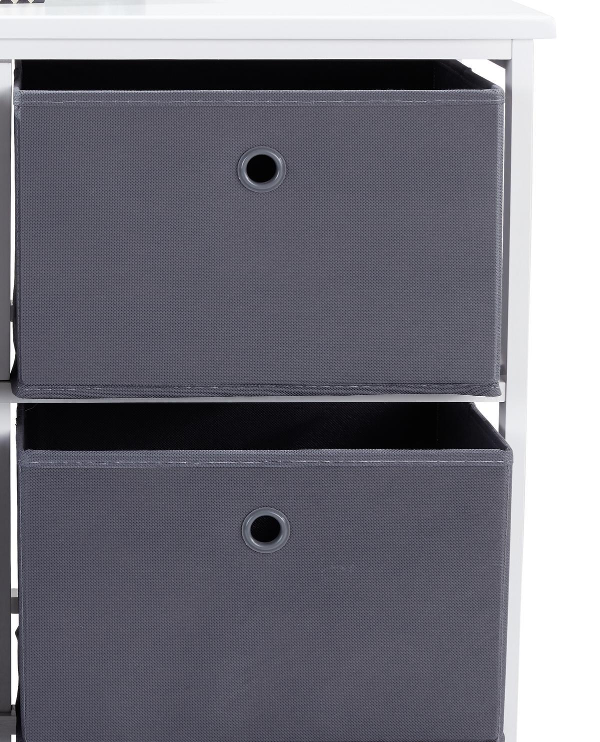 Weißes Regal mit Boxen » Modell Oliver