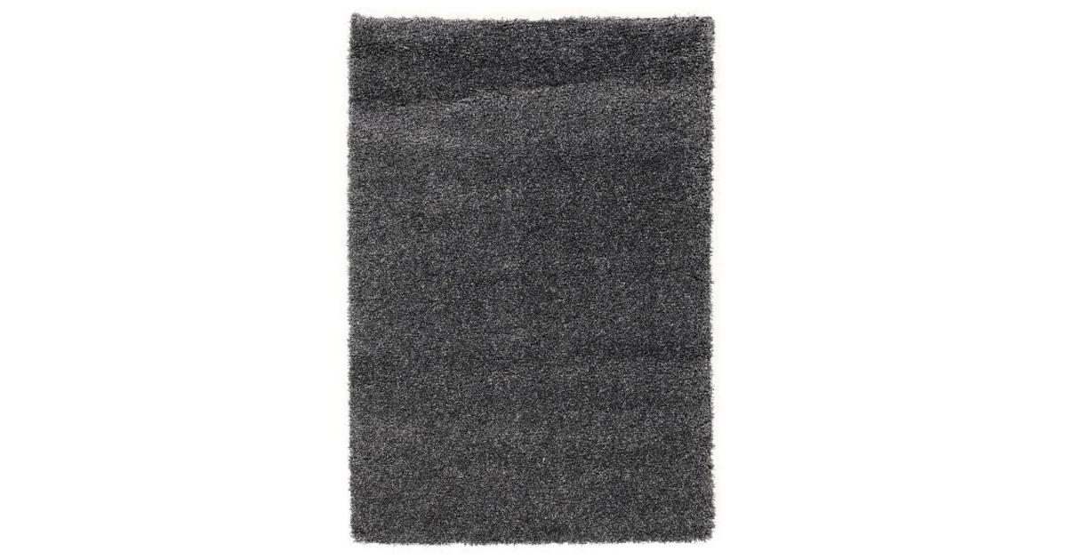 Hochflorteppich Fashion Shaggy Dunkelgrau 80x150 cm online kaufen Möbelix