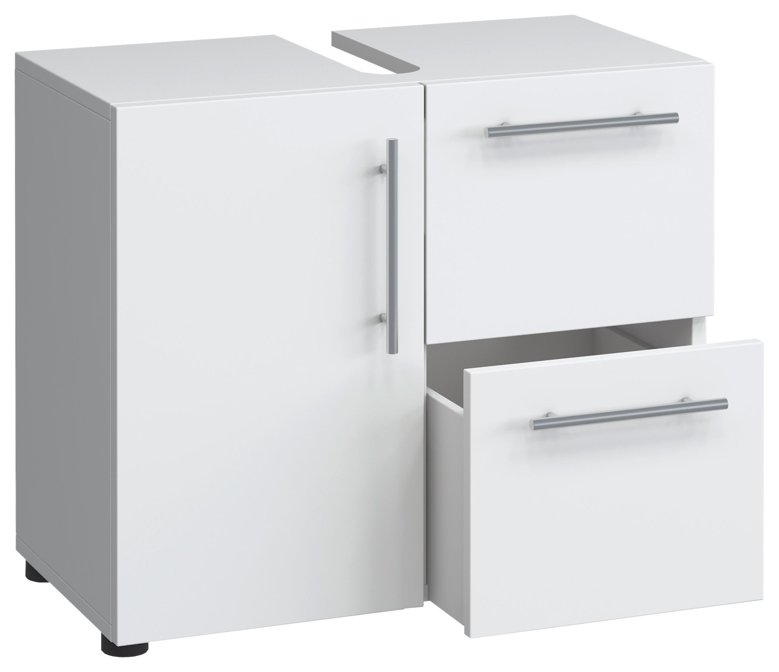 Waschbeckenunterschrank Mit Schubladen Wei