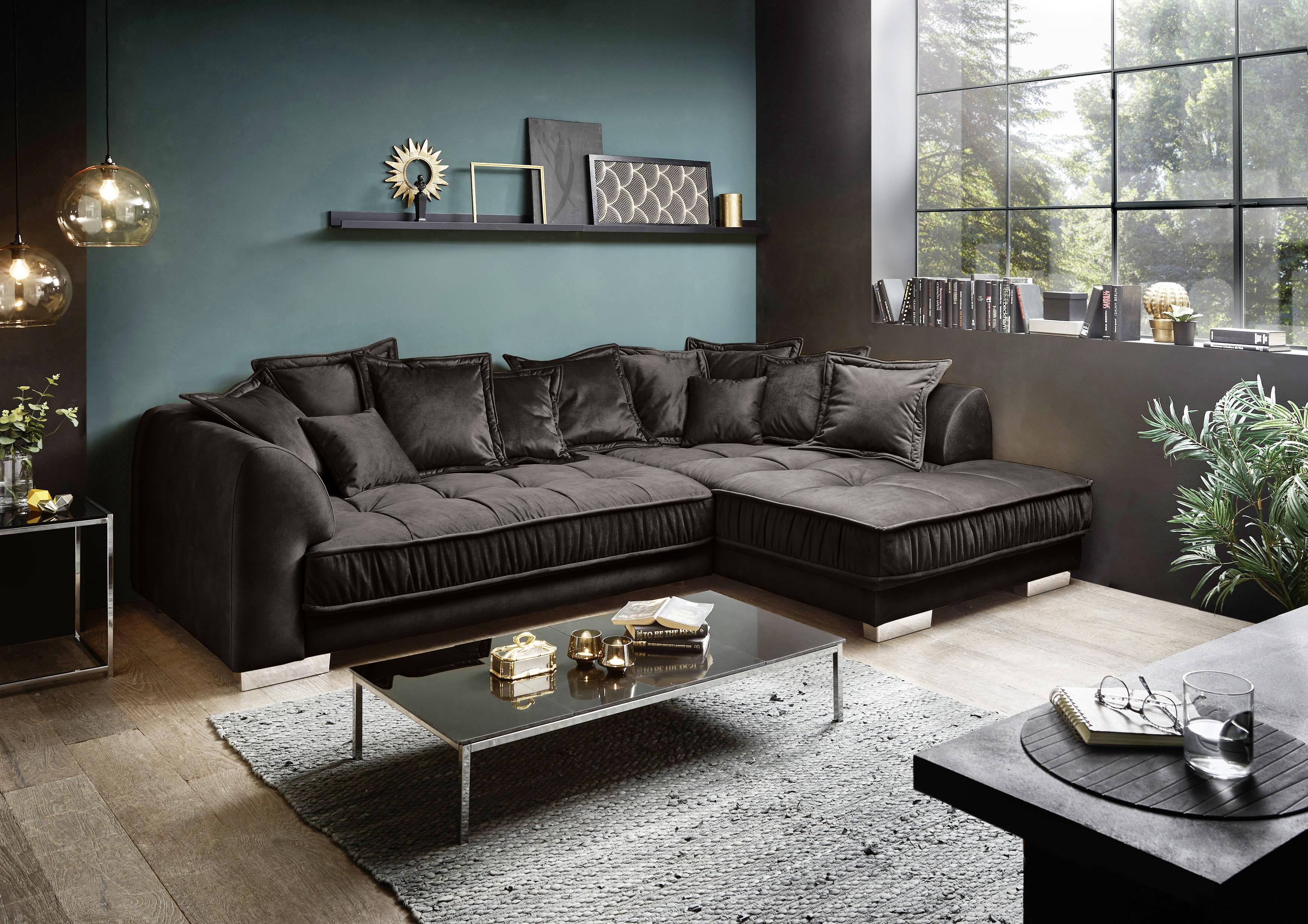 MID.YOU Ecksofa mit Flexibler Ottomane Sentina