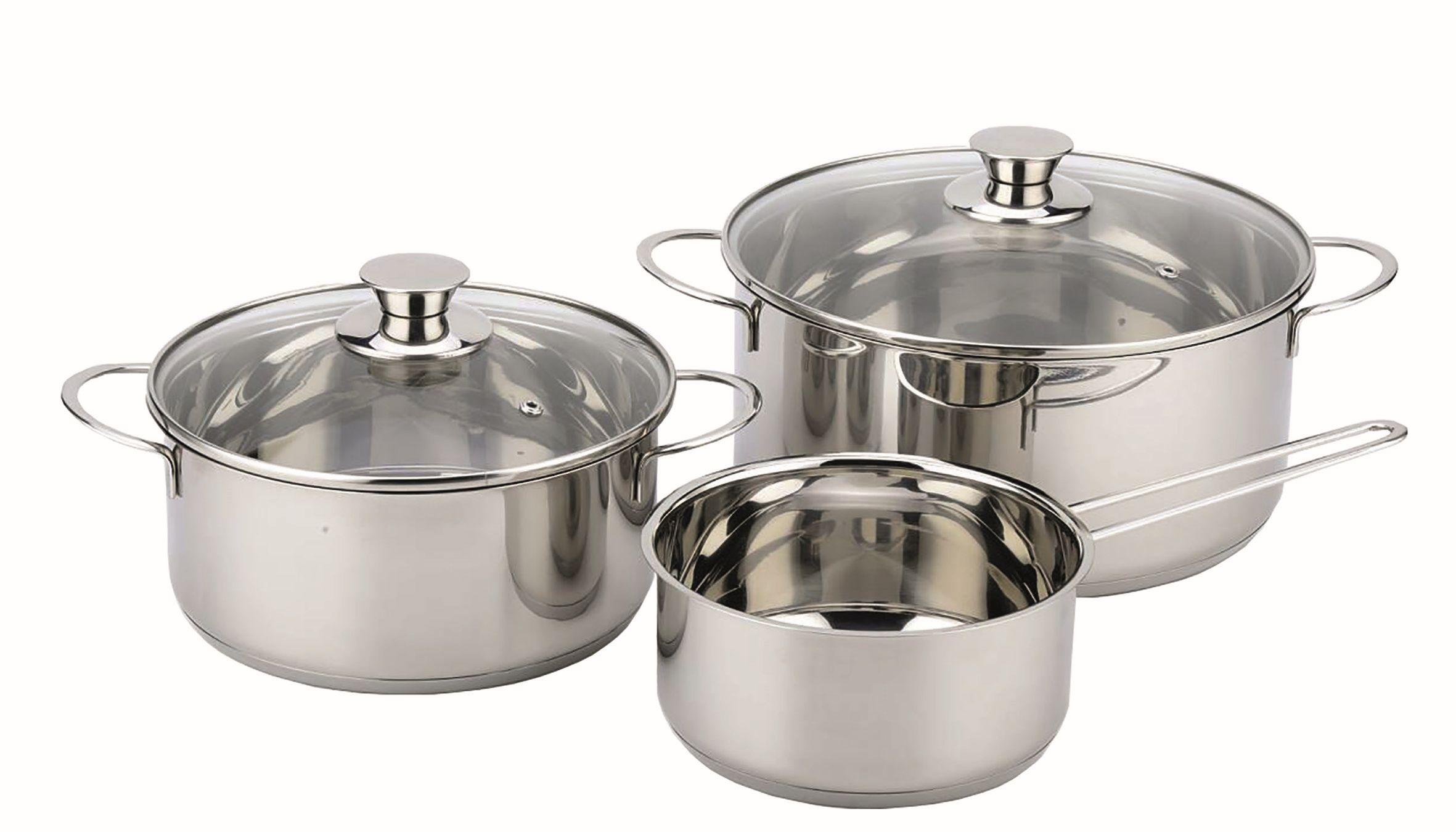 5-teiliges Kochtopfset für alle Herdarten