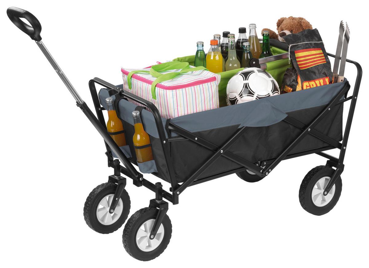 TV - Unser Original Bollerwagen Easymaxx Grau/schwarz Max. 80 Kg online kaufen Möbelix