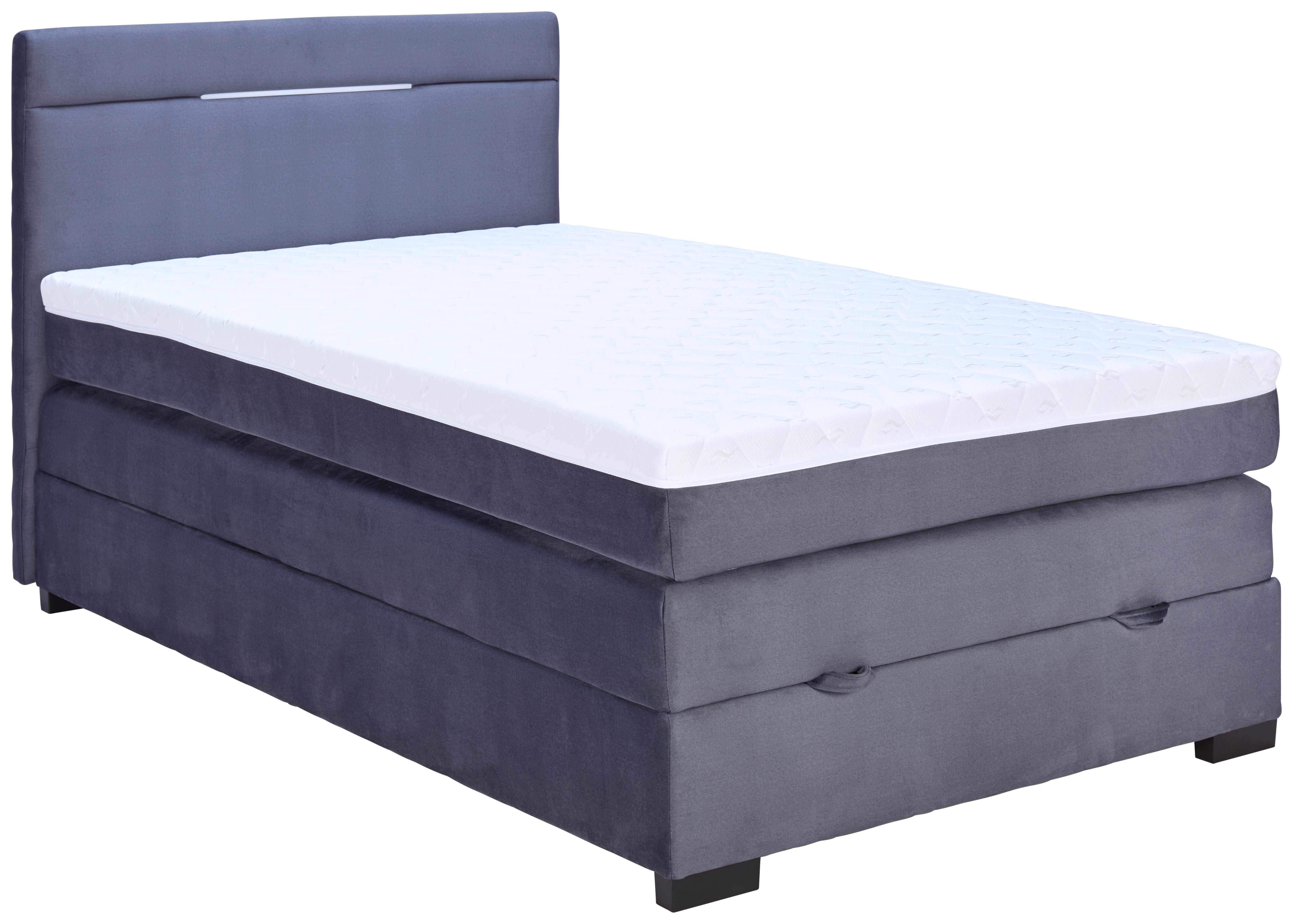 Boxspringbett mit Topper & Bettkasten 100x200 cm