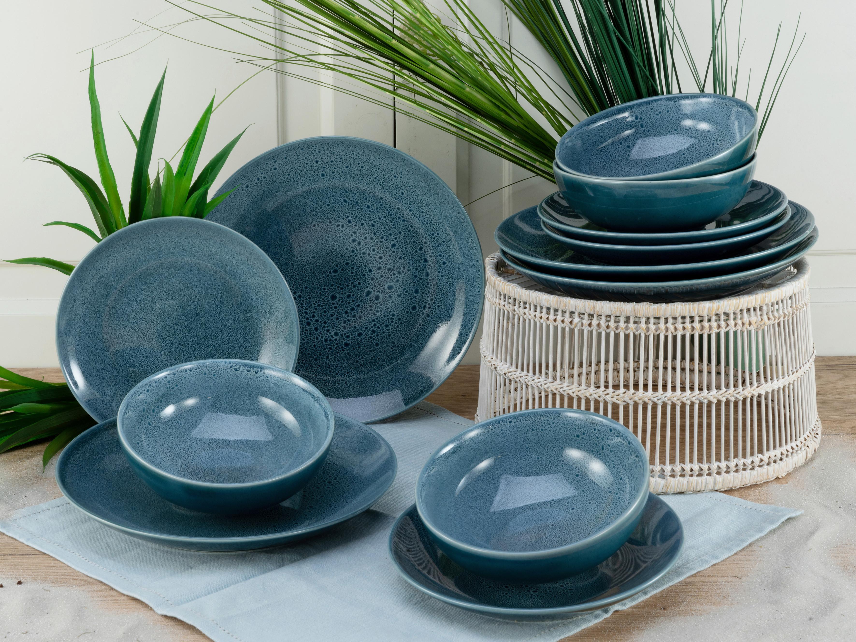 Creatable Kombiservice Mallorca Braun/Petrol