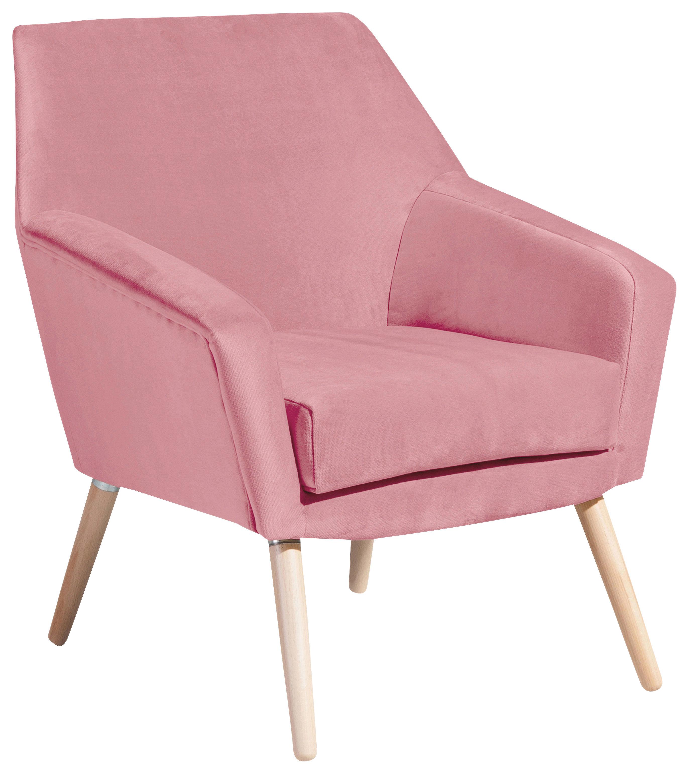 MID.YOU Polstersessel Vico Stoffbezug Berry