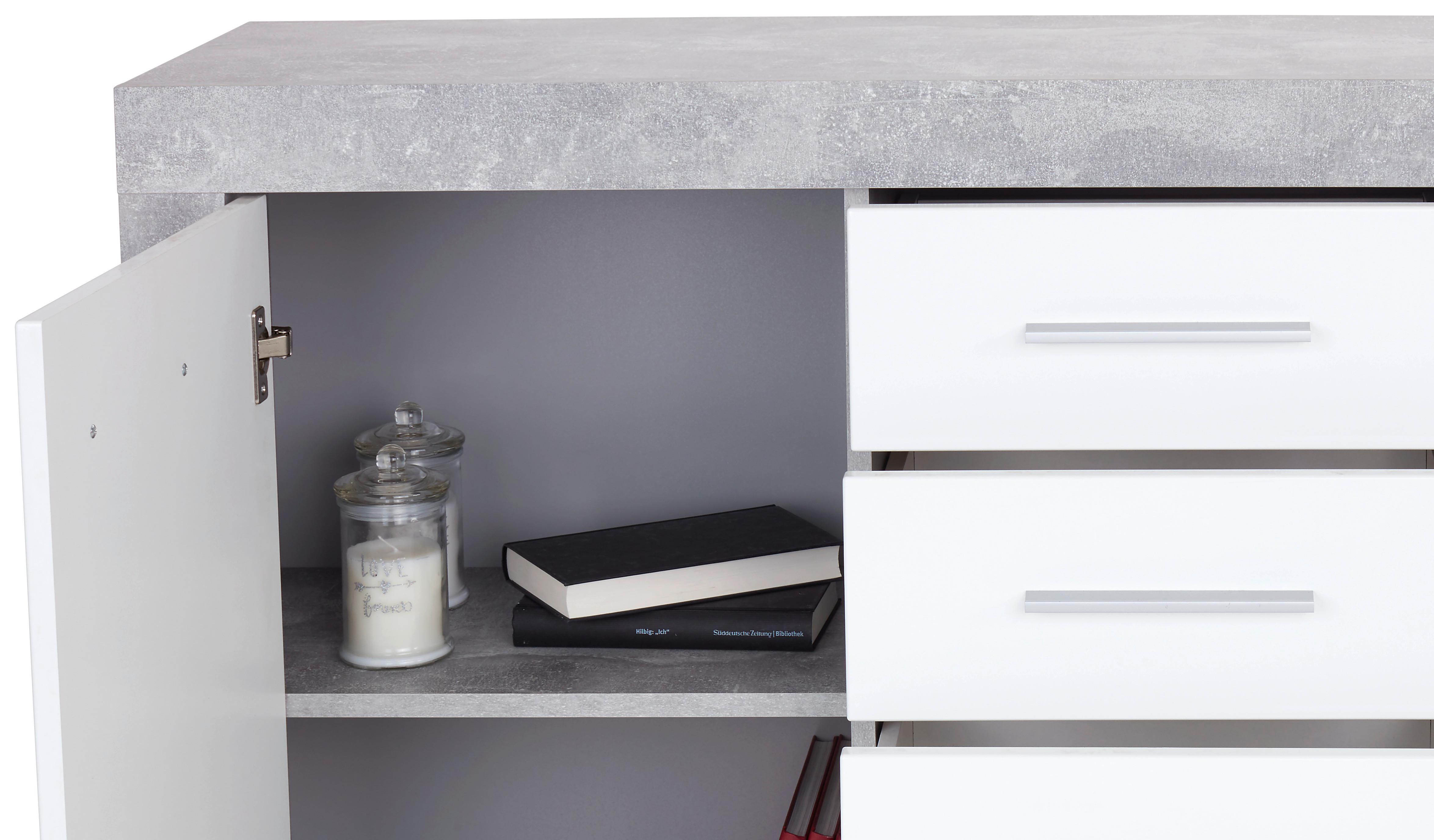 Elegantes Poco Sideboard Betonoptik Bild