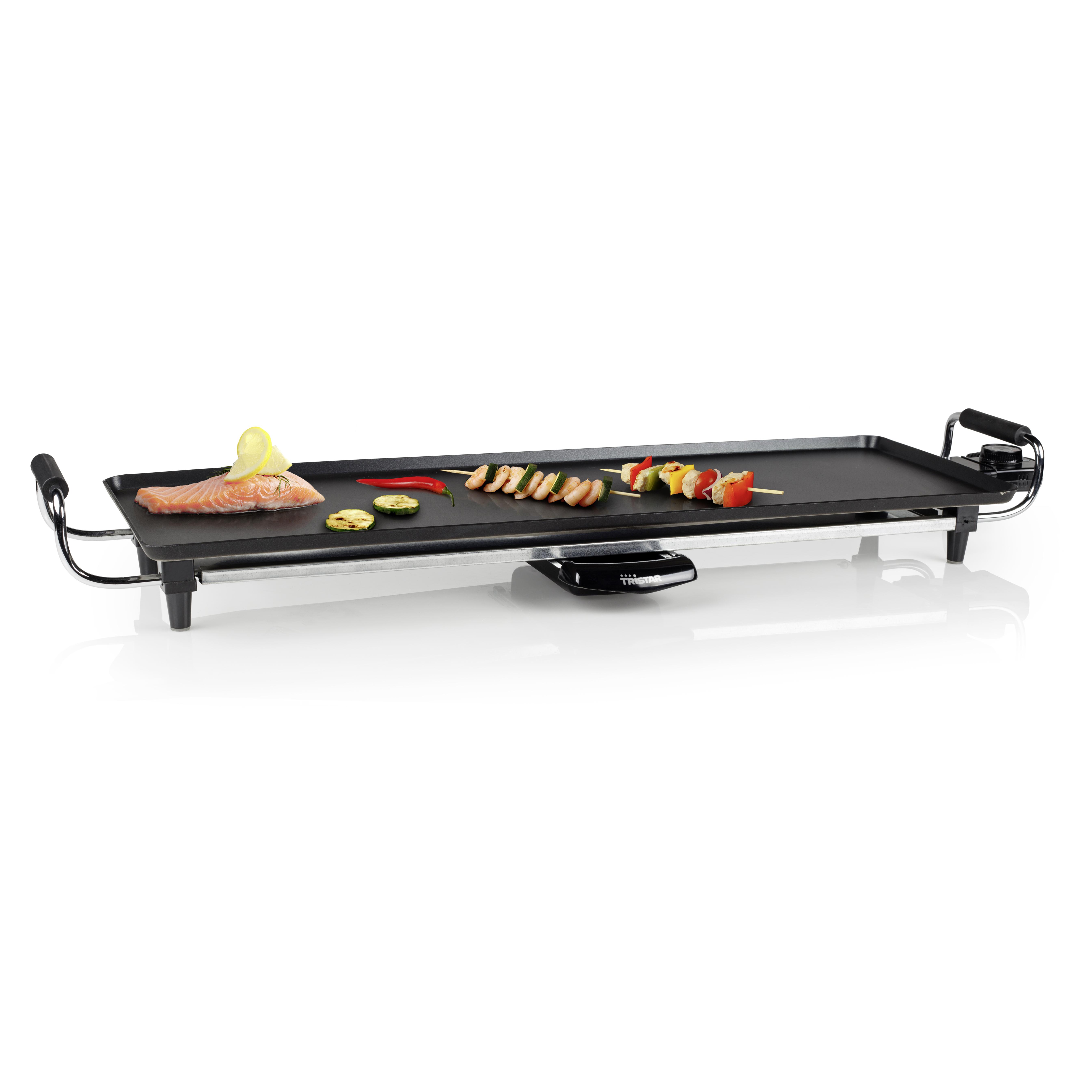 Tischgrill TRISTAR in Schwarz und Bambus kaufen