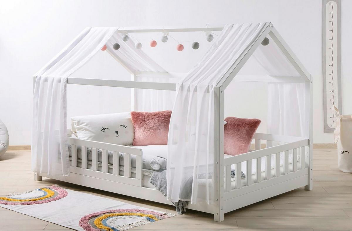 Livetastic Hausbett Kim Weiß 100x200cm online kaufen Möbelix