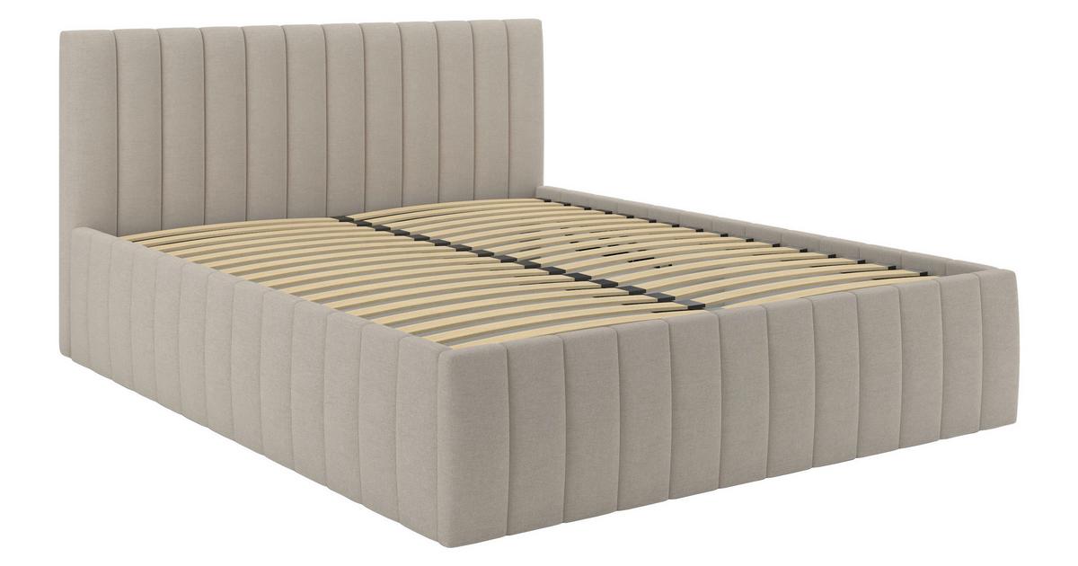 Čalouněná postel ORINOCO PL: 180/200 cm, béžová • Möbelix