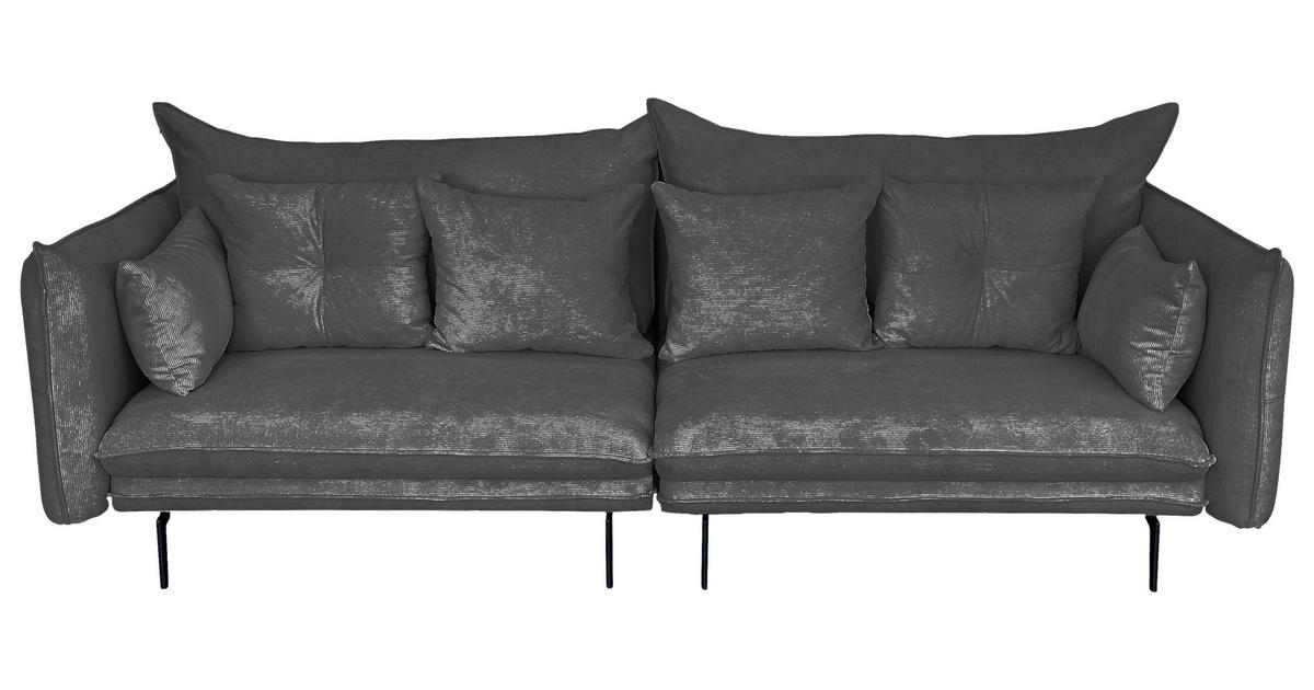 MID.YOU 2-Sitzer-Sofa Sing Dunkelgrau Cord B: 262 cm online kaufen Möbelix